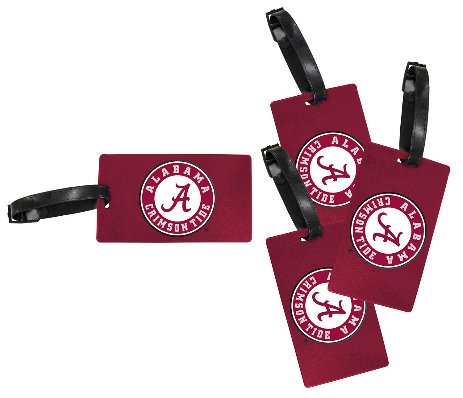 R and R Imports Alabama Crimson Tide Luggage Tag 4-Pack | Buy Now with ...