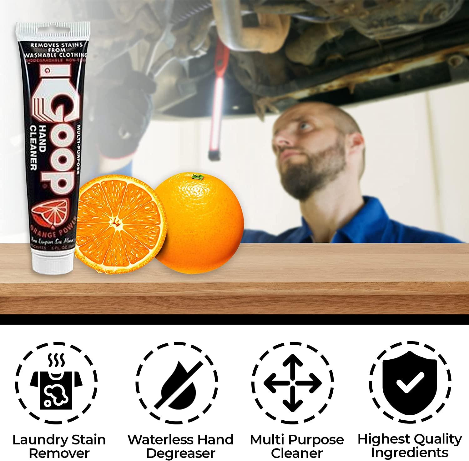 Goop Multi-Purpose Hand Cleaner Orange Citrus Scent - Non-Toxic ...