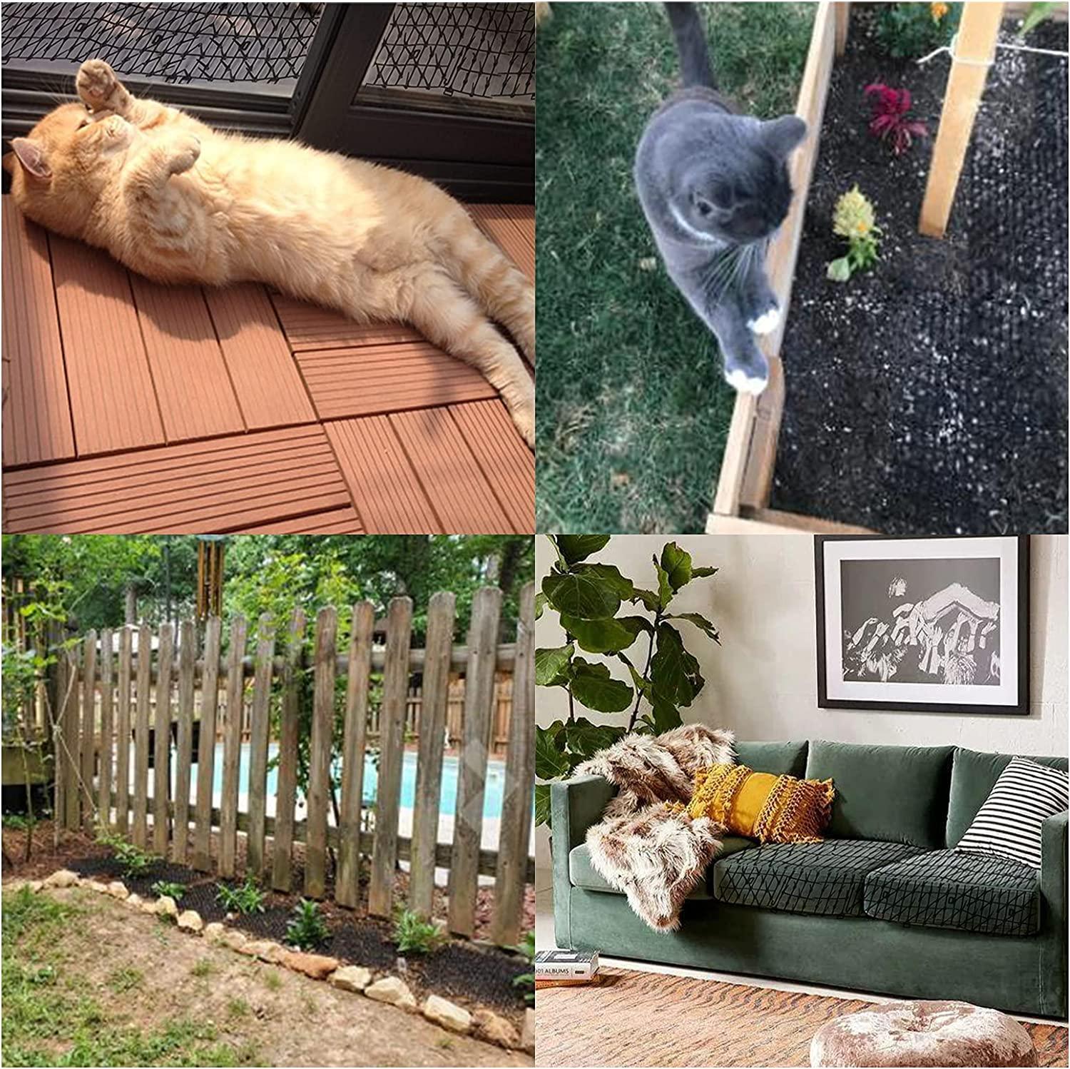 13ft Cat Scat Mat with Spikes 2 Pack - Anti-Cat Deterrent Prickle Strip ...