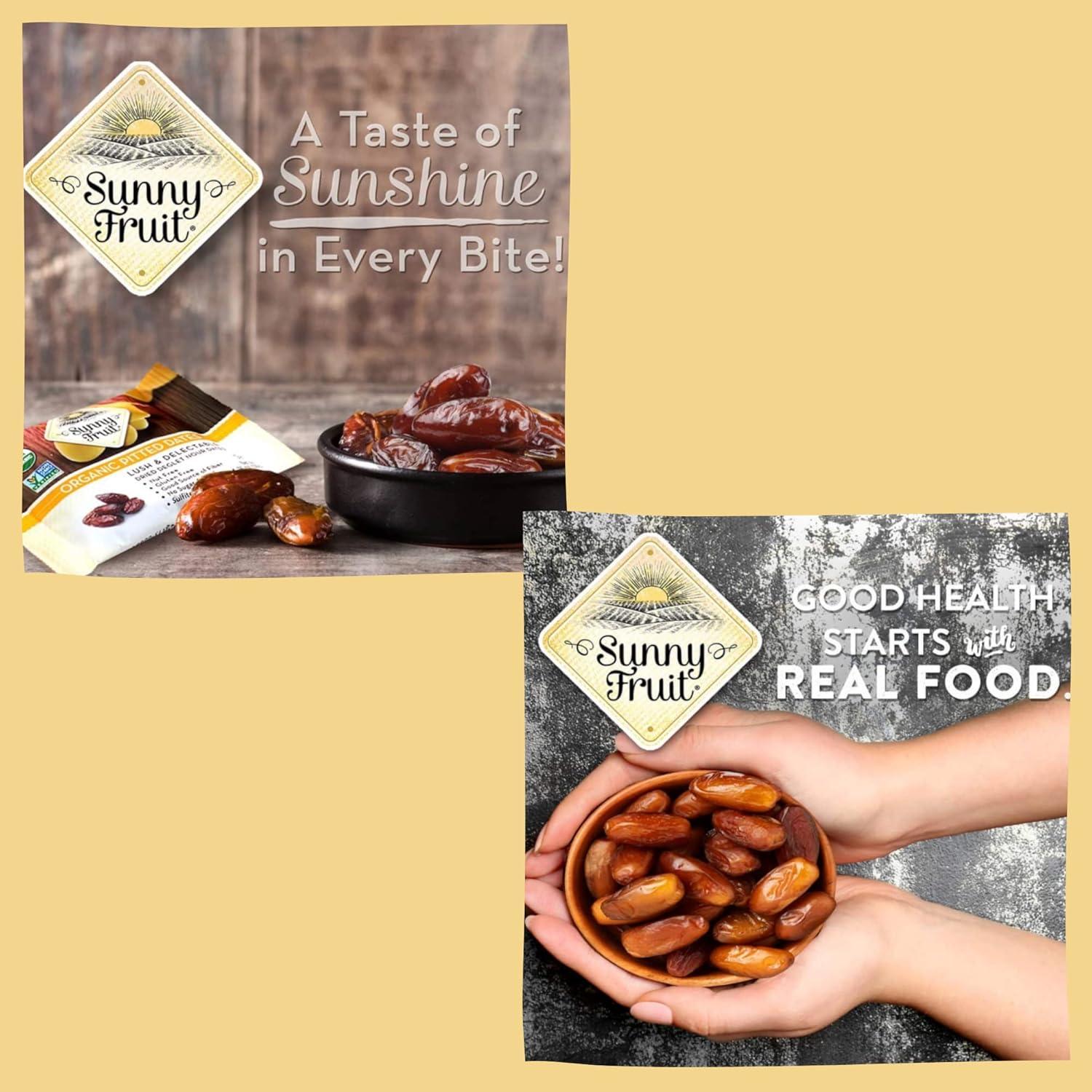 P2P Organic Pitted Dates Unsweetened Sun Dried Deglet Nour Date Gluten ...