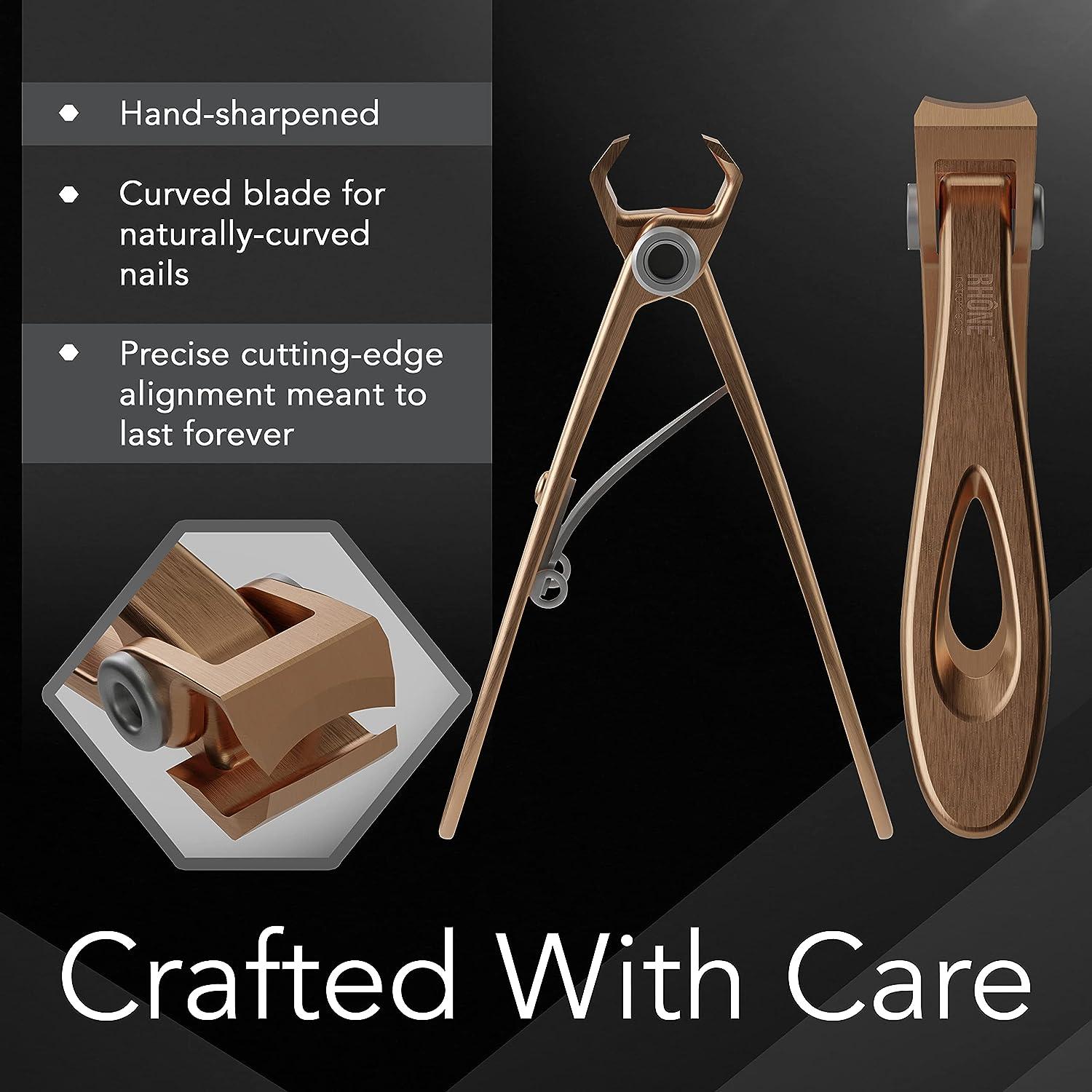 Rhne Instruments Nail Clippers 420J2 Surgical Grade Steel | Extra-Wide ...