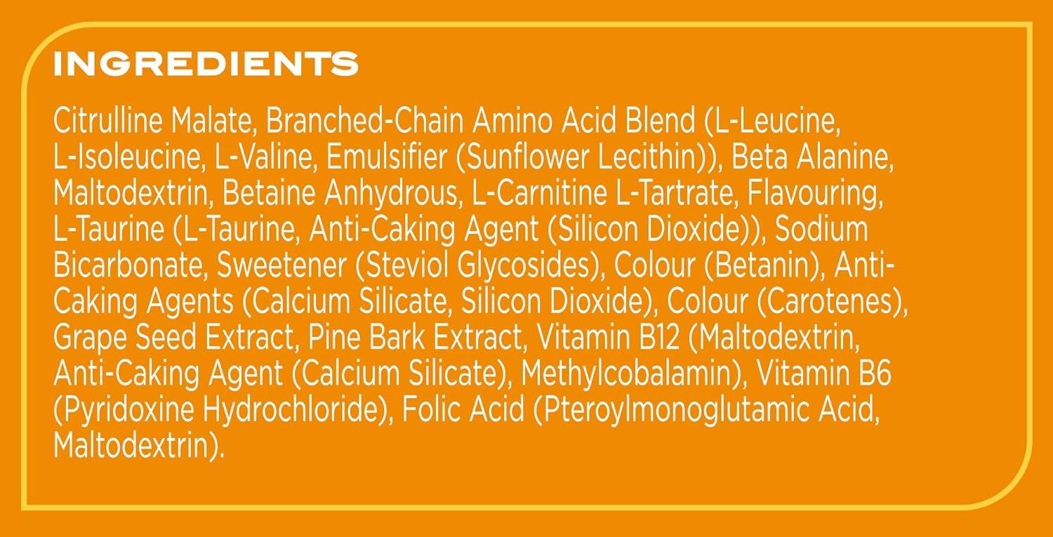 Reflex Nutrition Muscle Bomb Ultimate PRE-WORKOUT POWDER 7g BCAA's 2g L ...