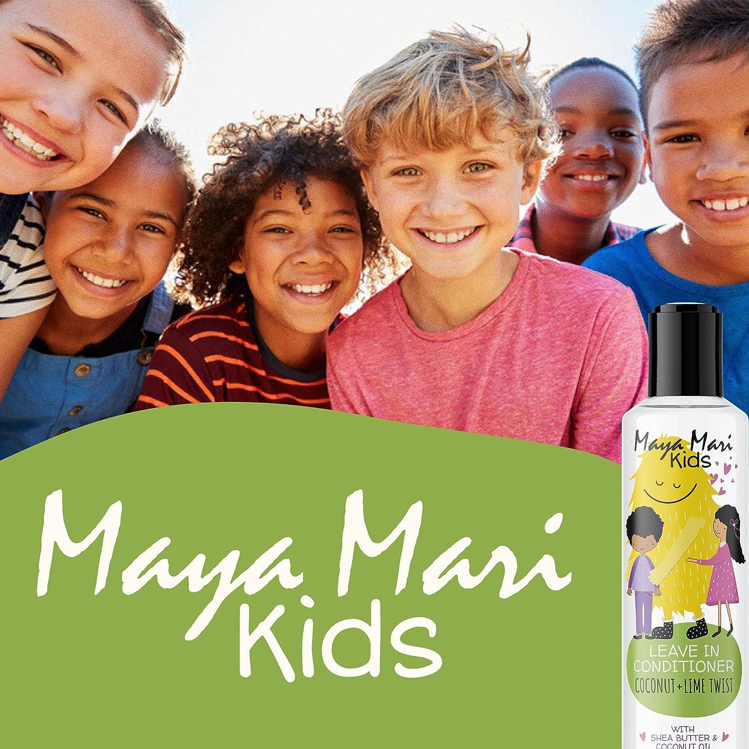 MAYA MARI Kids Leave-in Conditioner - Coconut Oil, Shea Butter, Marula ...