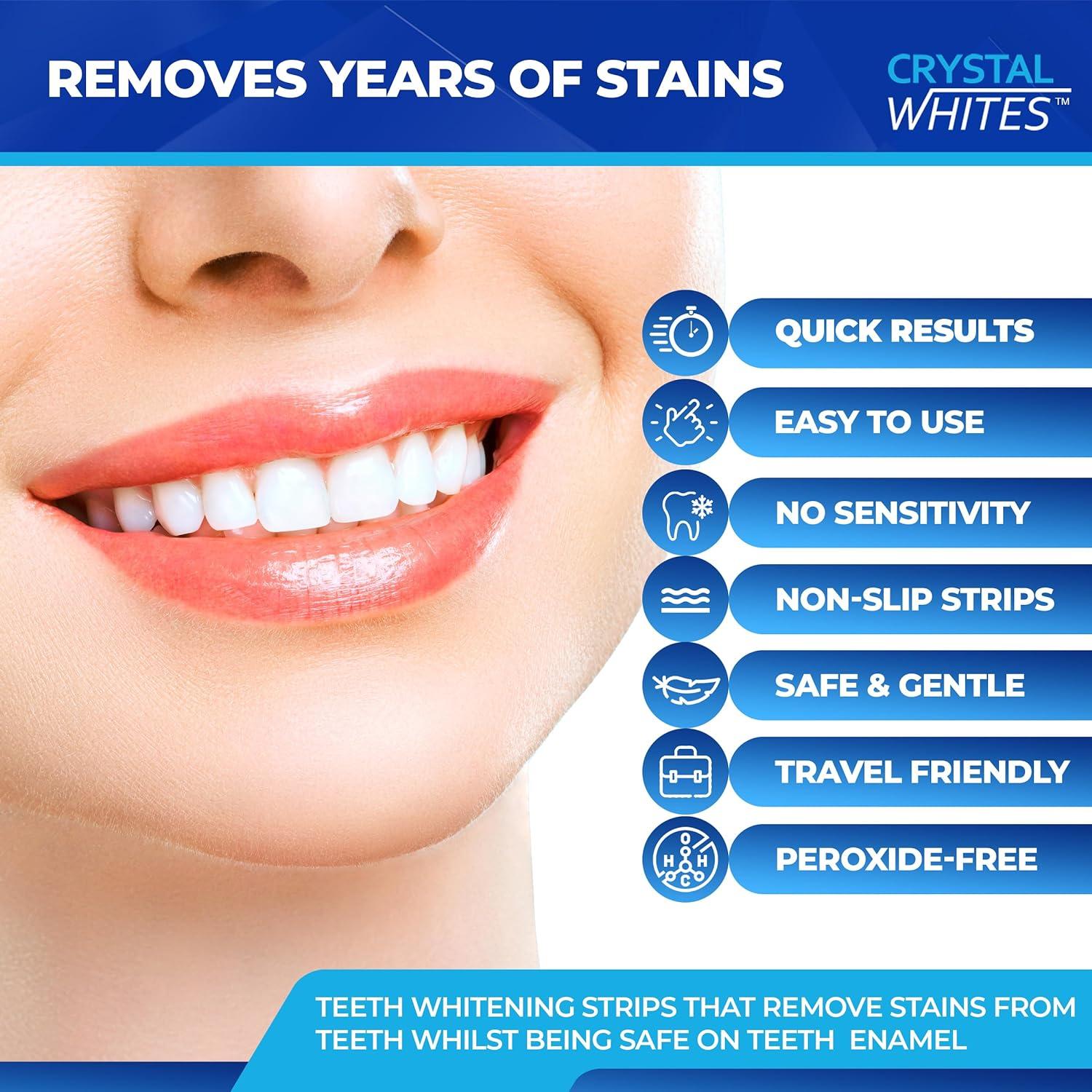 Teeth Whitening Kit & Whitening Strips + LED Light Activator | 50 ...