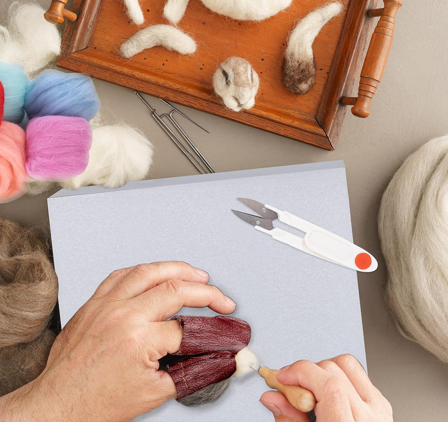 Needle Felting Kit - 40 Colors Wool Roving Set for Beginners | Felting ...
