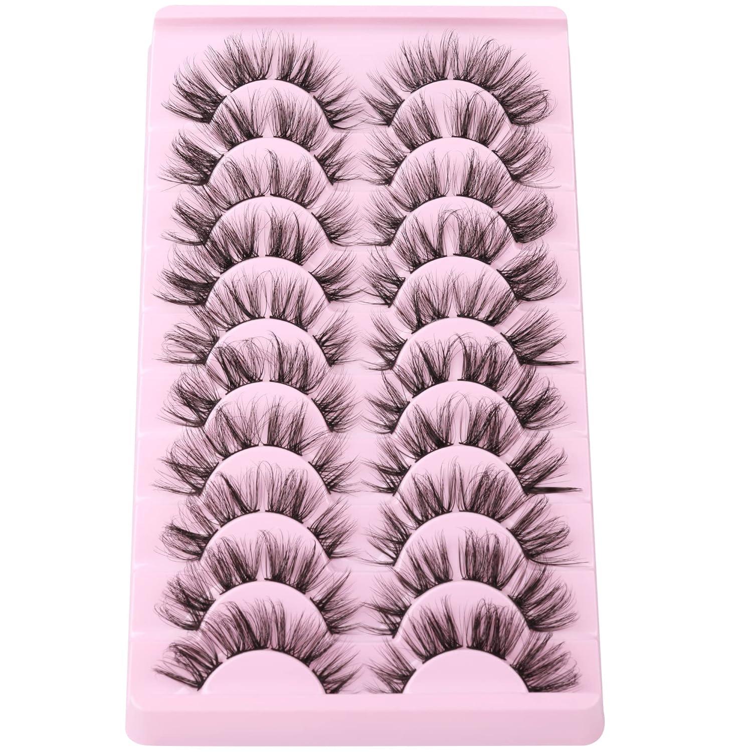 Cluster Lashes D Curl Russian Strip Lash Clusters 14MM 16MM 6D Volume ...