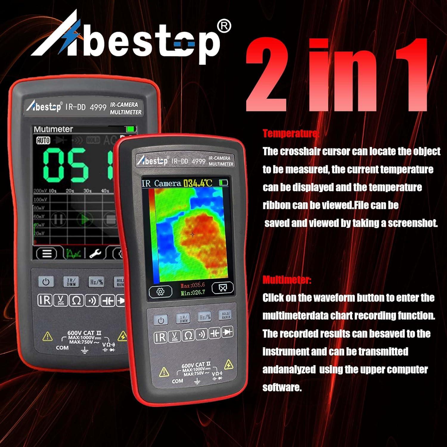 2 in 1 Thermal Imaging Camera & Digital Multimeter - 10 800 Pixels 20Hz ...