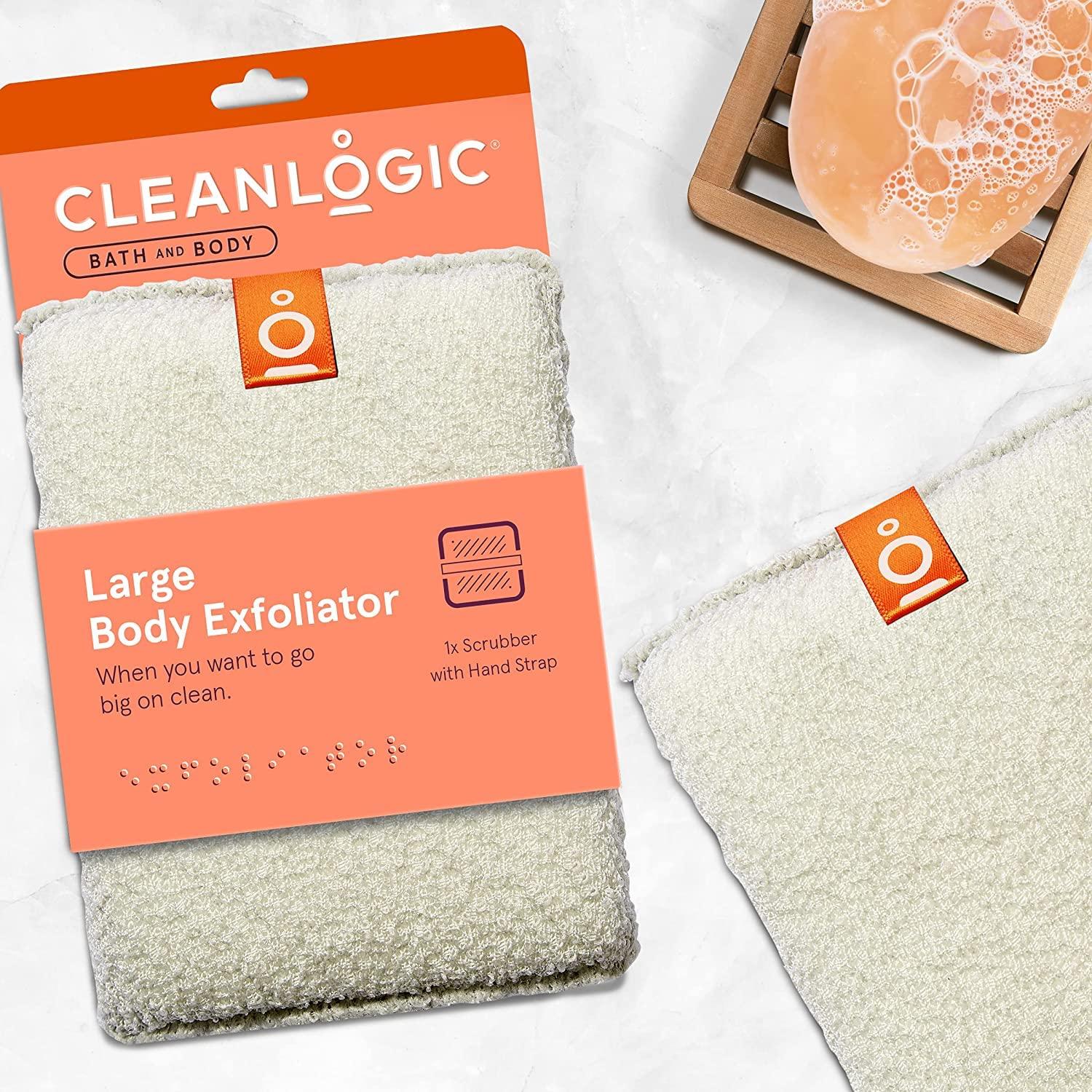 Clean Logic Large Body Exfoliator with Hand Strap - Pack of 2 | Buy Now ...