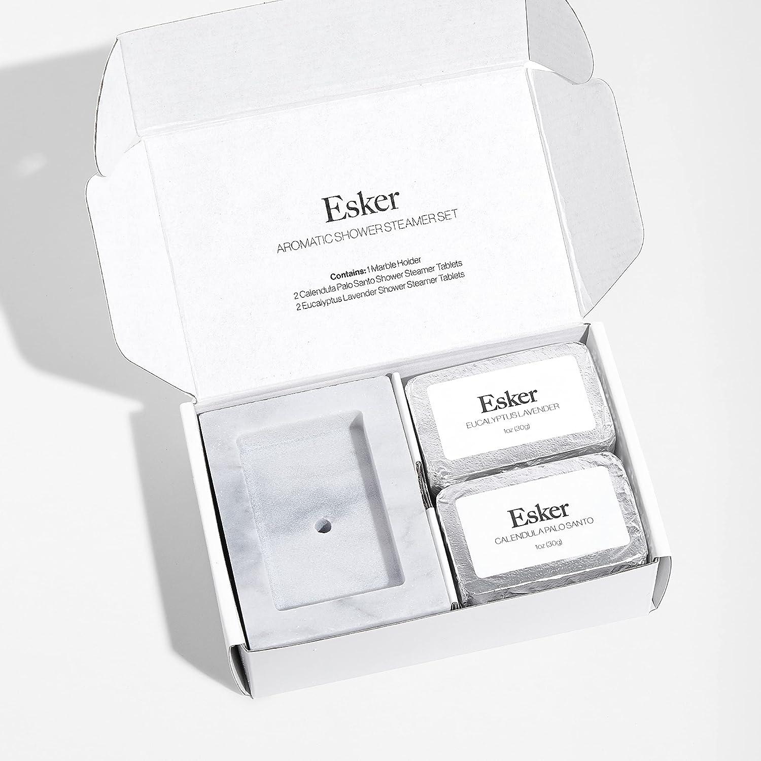 Esker Aromatic Shower Steamer Set | Vegan & Cruelty-Free Clean Beauty ...