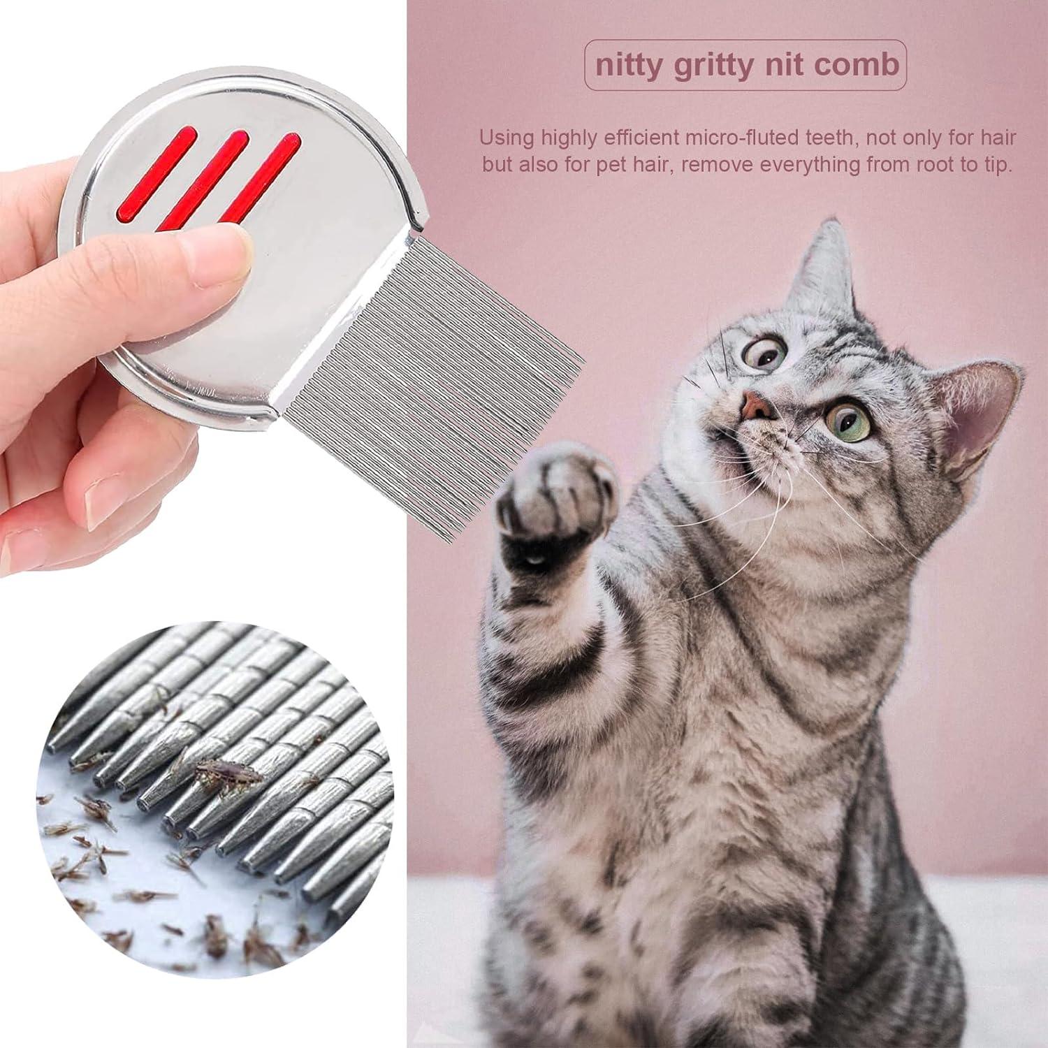 3PCS Nitty Gritty Nit Comb Fast Removal of Nits, Lice, and Dandruff ...