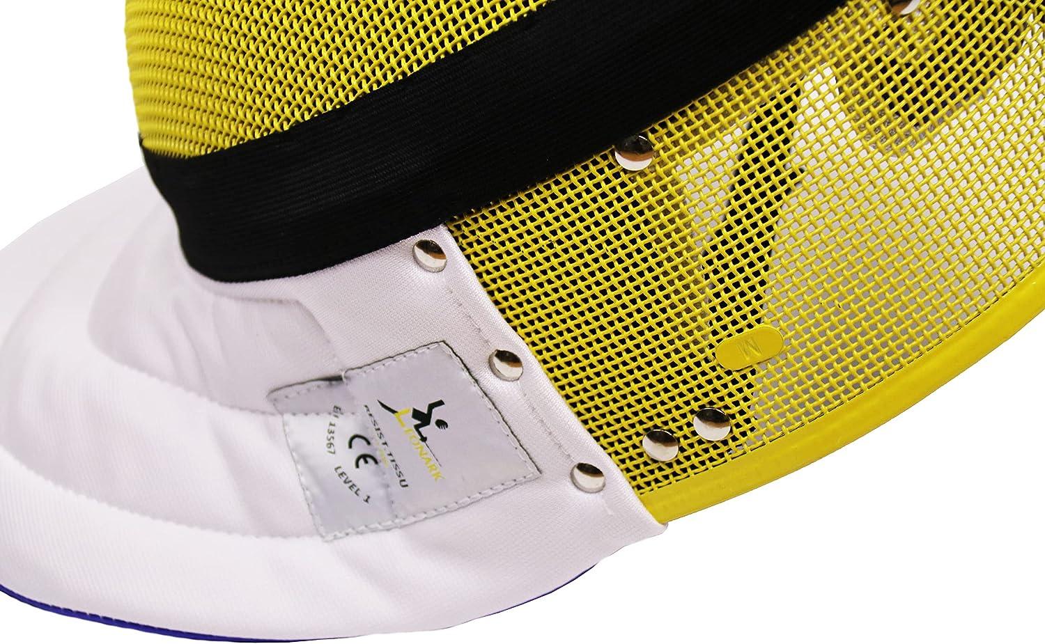 LEONARK Fencing Epee Mask Hema Helmet CE 350N Certified - Yellow X-Small | Buy Now with Express ...