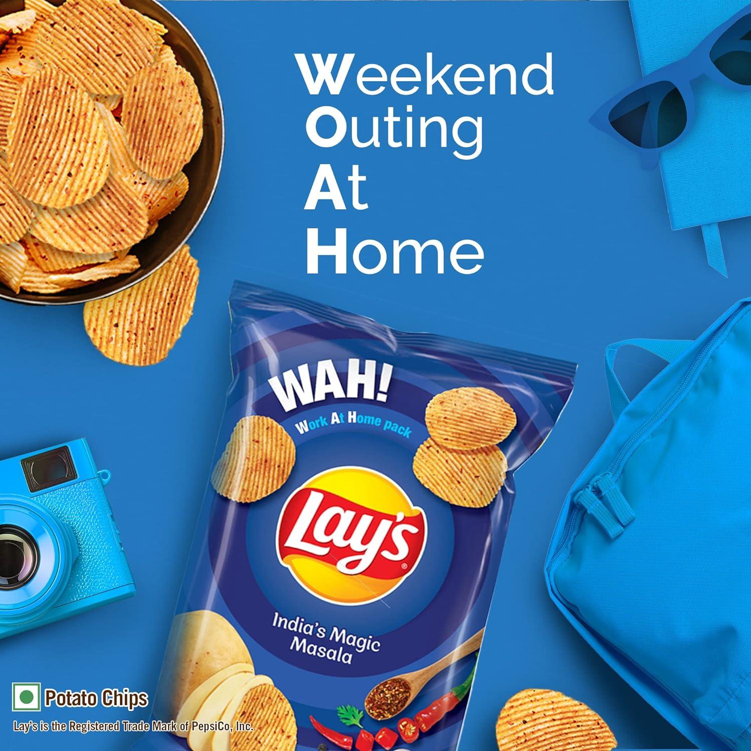 Lay's India's Magic Masala Chips 30g Masala - 50g (Pack of 1 ...