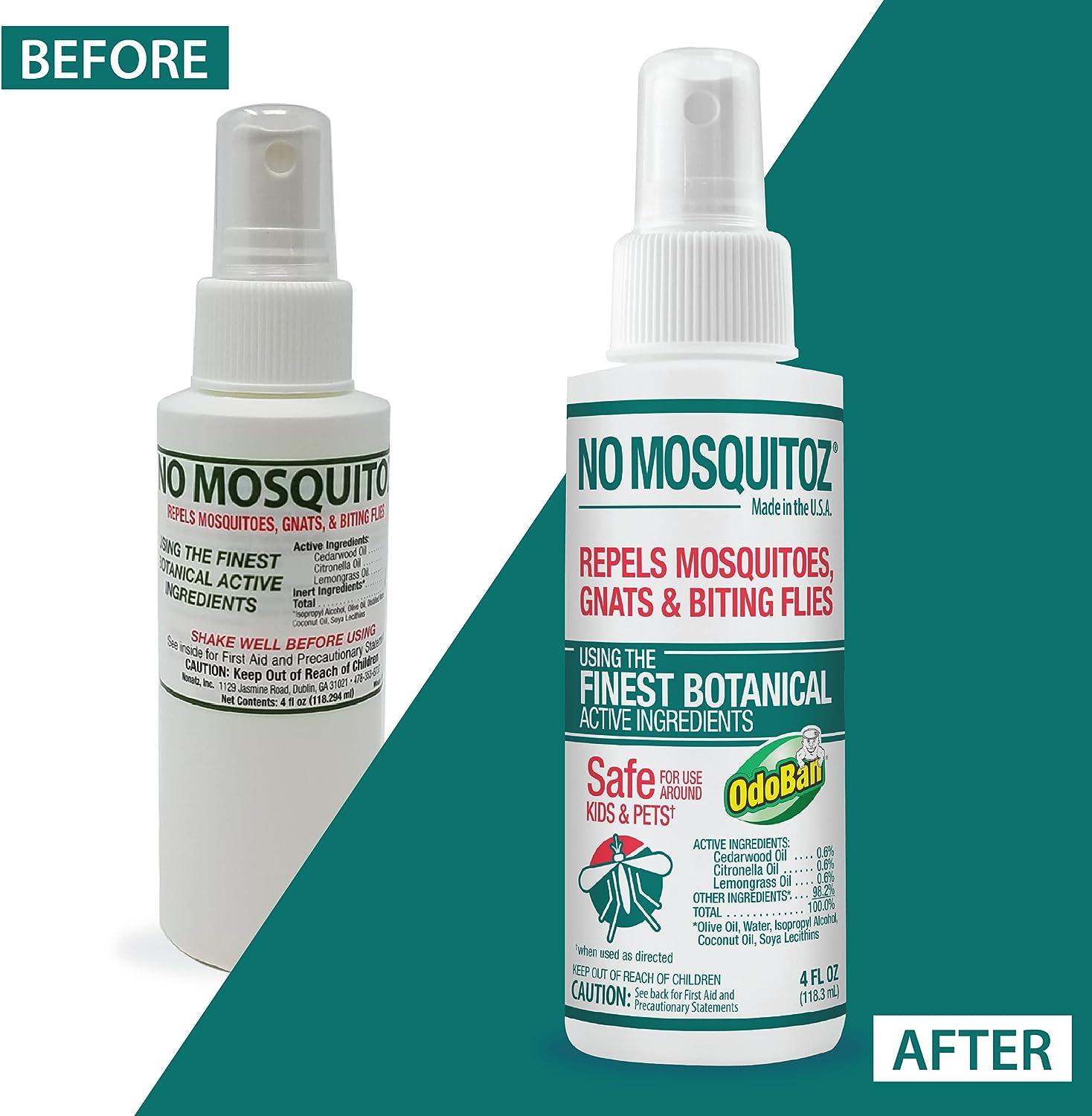 Natural Bug Repellent Spray 3-Pack | DEET-Free Formula for Mosquito ...