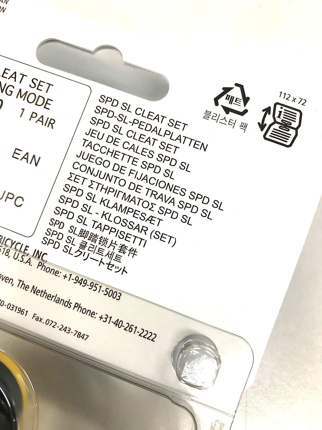 SHIMANO SPD-SL Cleats SM-SH10/SM-SH12/SM-SH11 - Compatible with SPD-SL ...