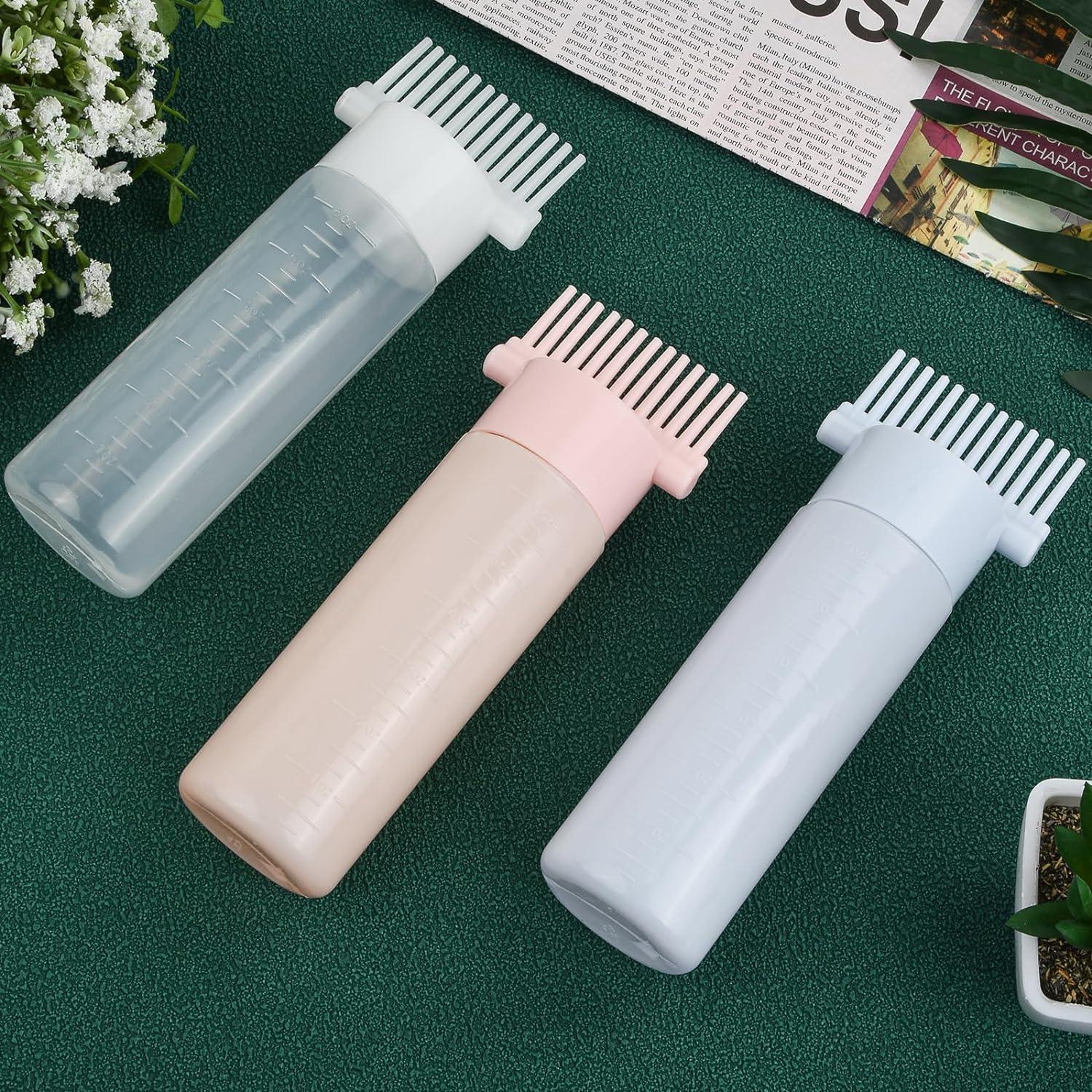 3 pieces Root Comb Applicator Bottle Applicator Bottle Comb Applicator ...