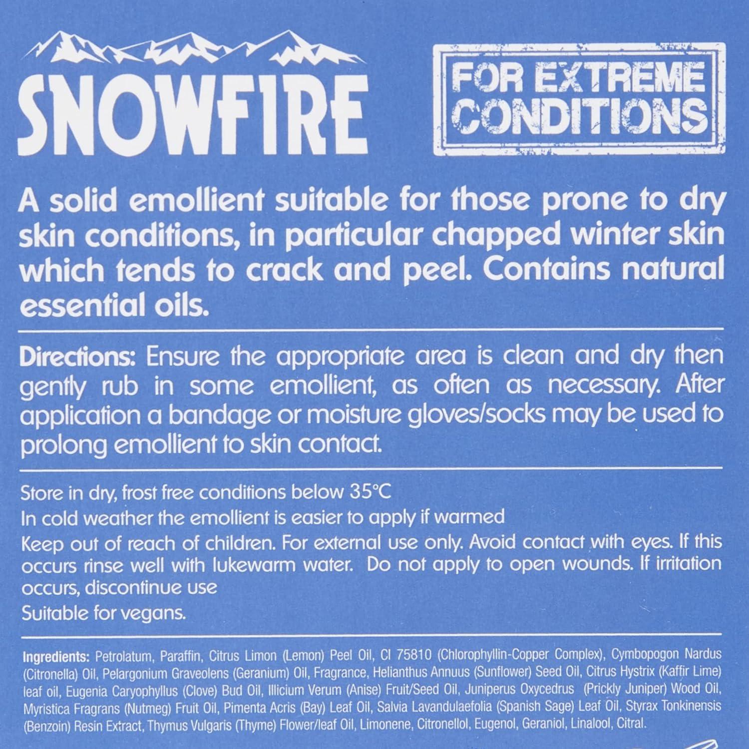 Snowfire Ointment Stick - Natural Vegan & Cruelty-Free Dry Skin ...