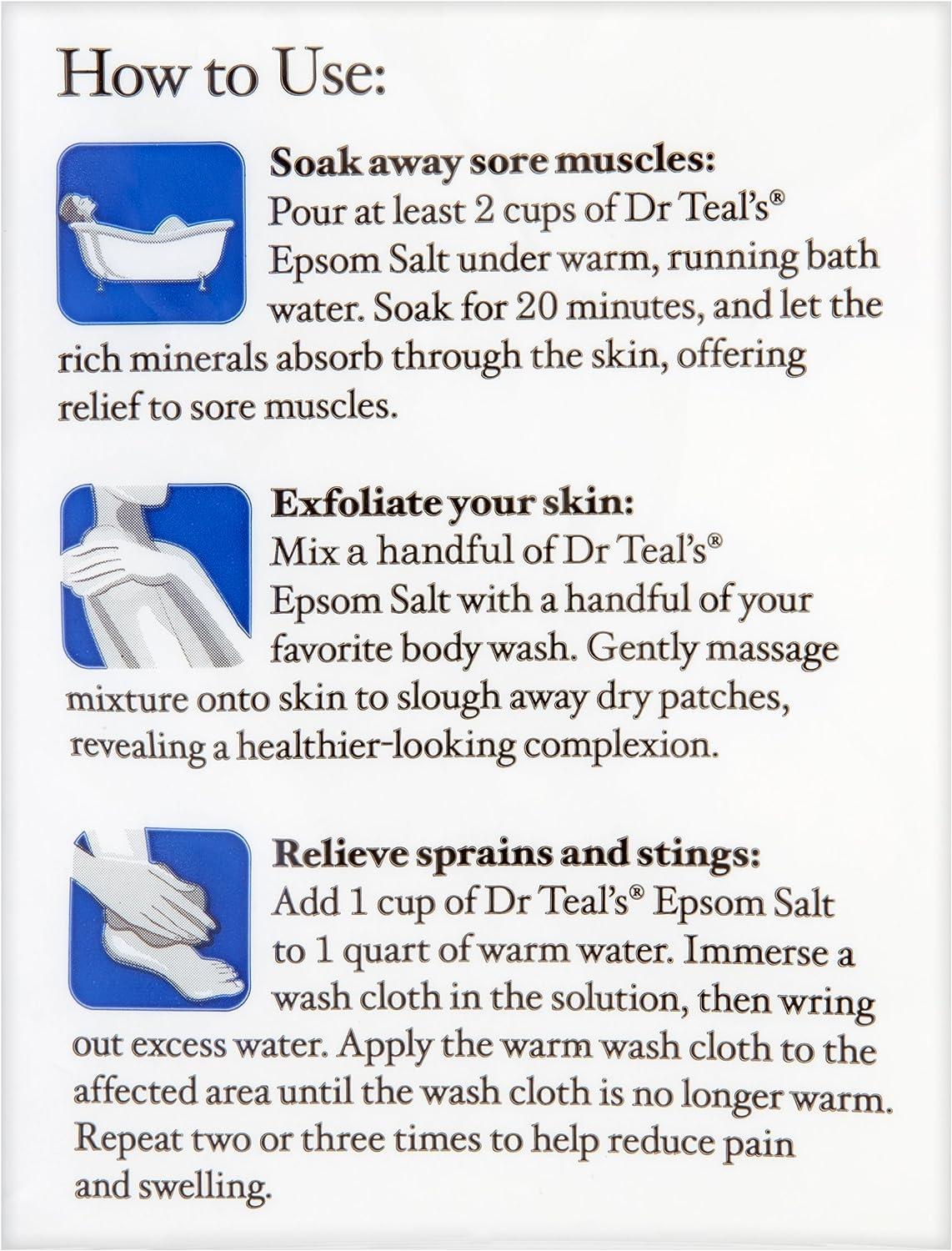 Dr Teal's Lavender Epsom Salt Soaking Solution - 1 lb Bag | Buy Now ...