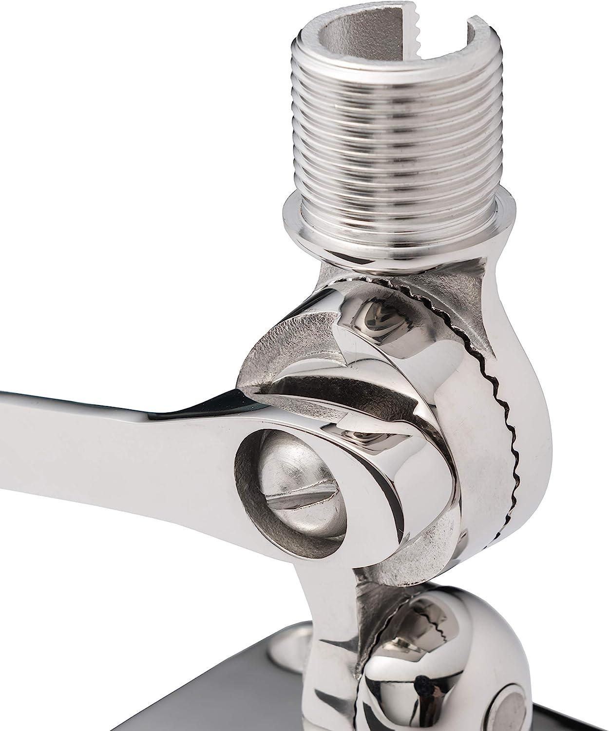 Calissa Offshore Tackle Marine VHF Antenna Mount - Adjustable Ratchet ...