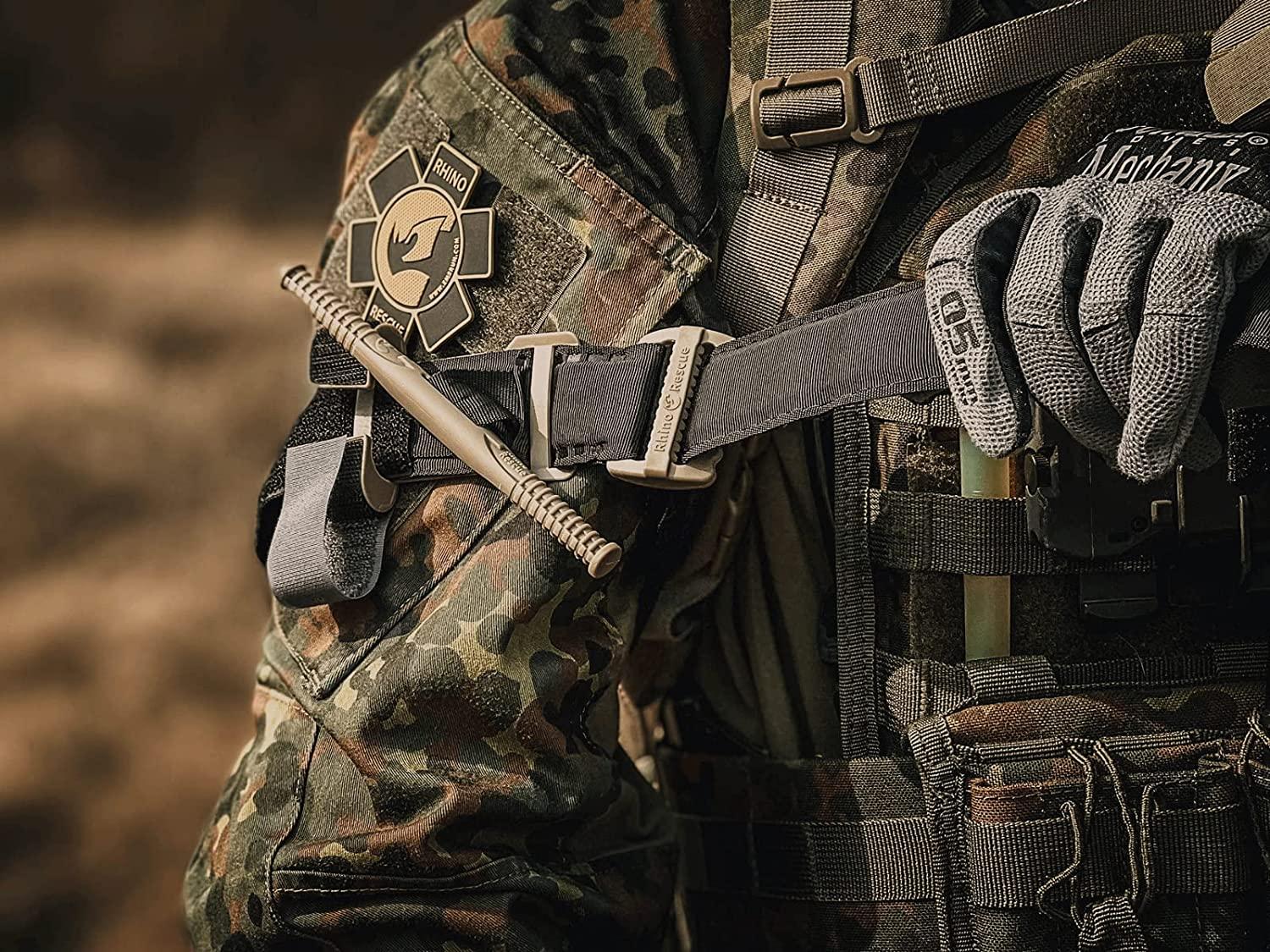 RHINO RESCUE Medical Tourniquets - One-Handed Emergency Hemorrhage ...