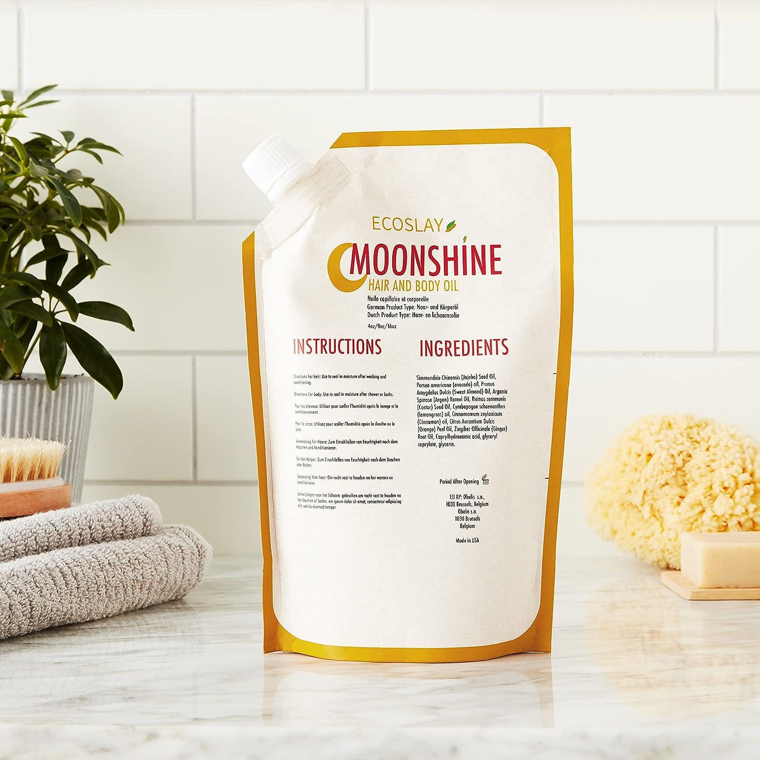 Ecoslay Moonshine Hair and Body Oil - Natural Hydration for Hair and Skin | Buy Now with Express ...