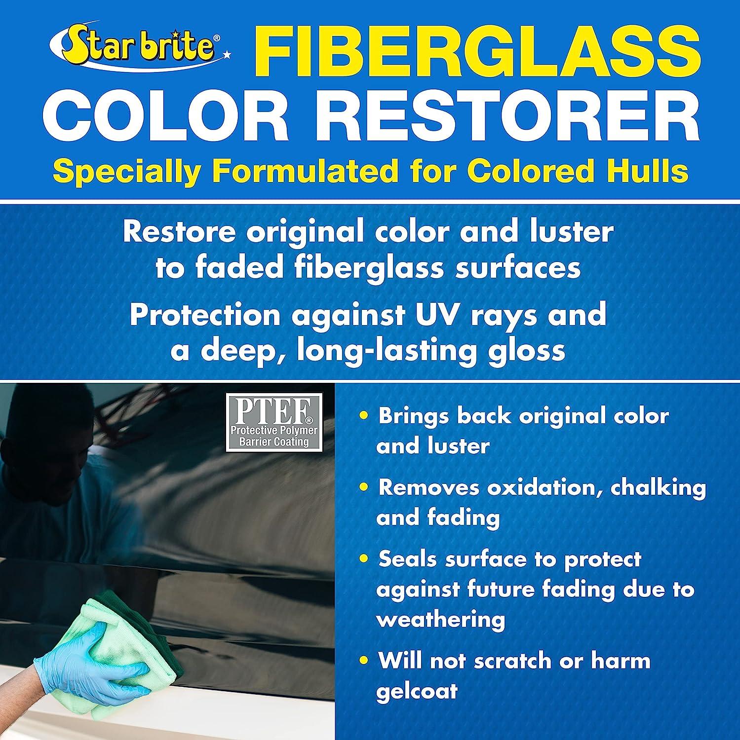 STAR BRITE Fiberglass Color Restorer With PTEF - 16 oz | Marine Grade ...