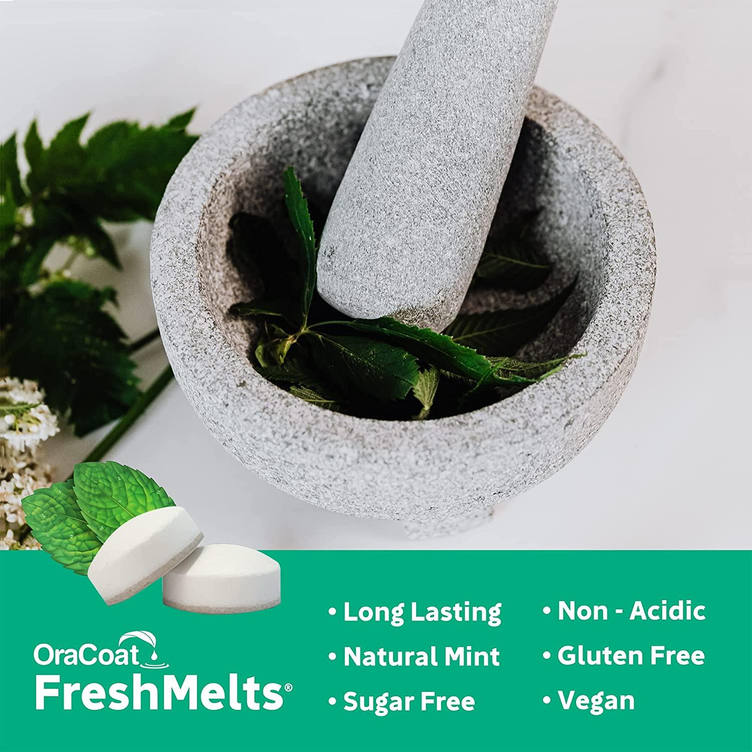 OraCoat FreshMelts Sweet Mint Stick-on Breath Fresheners - 60 Count ...