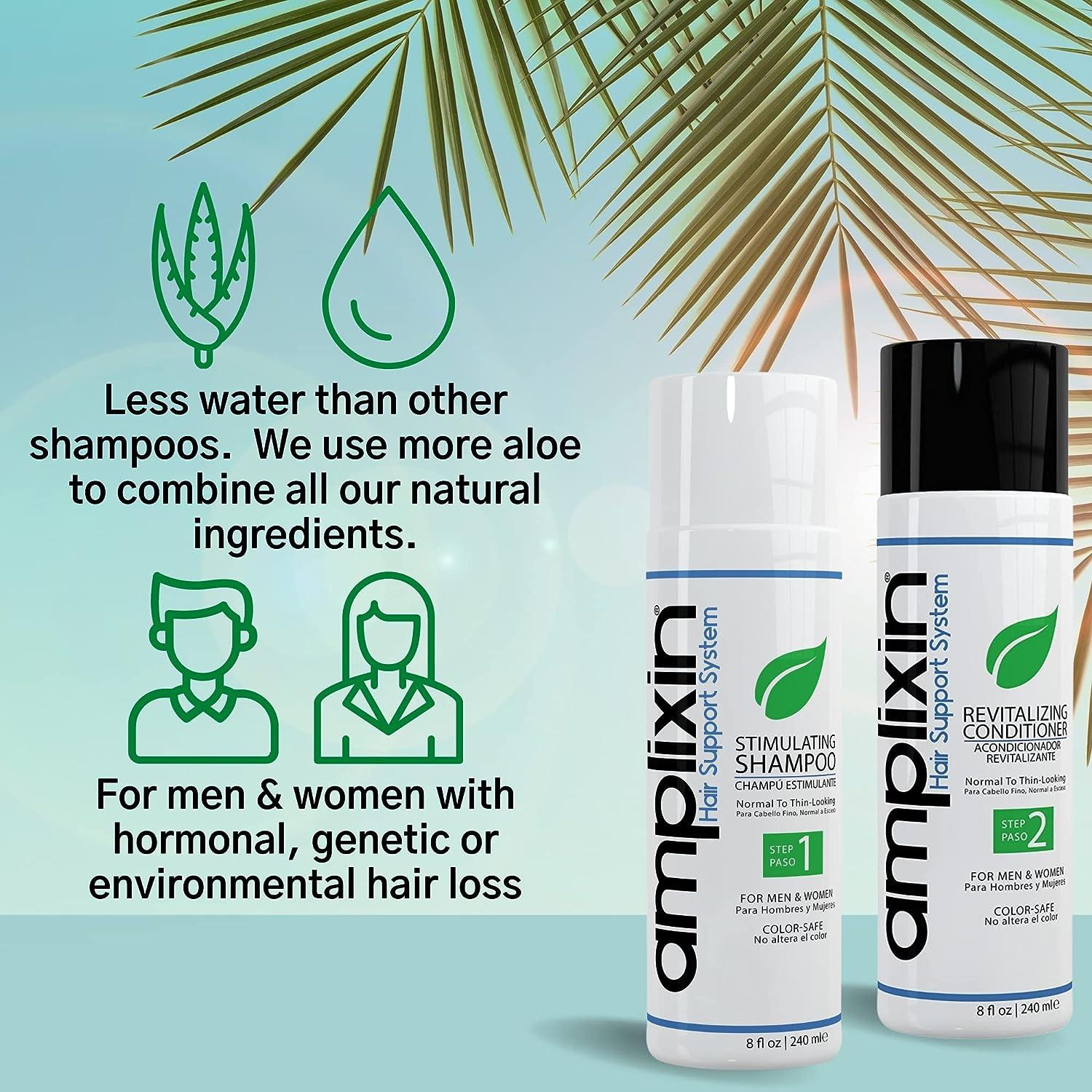 DHT Blocker Hair Growth Shampoo & Conditioner Set for Men & Women | Clinically Proven Treatment ...