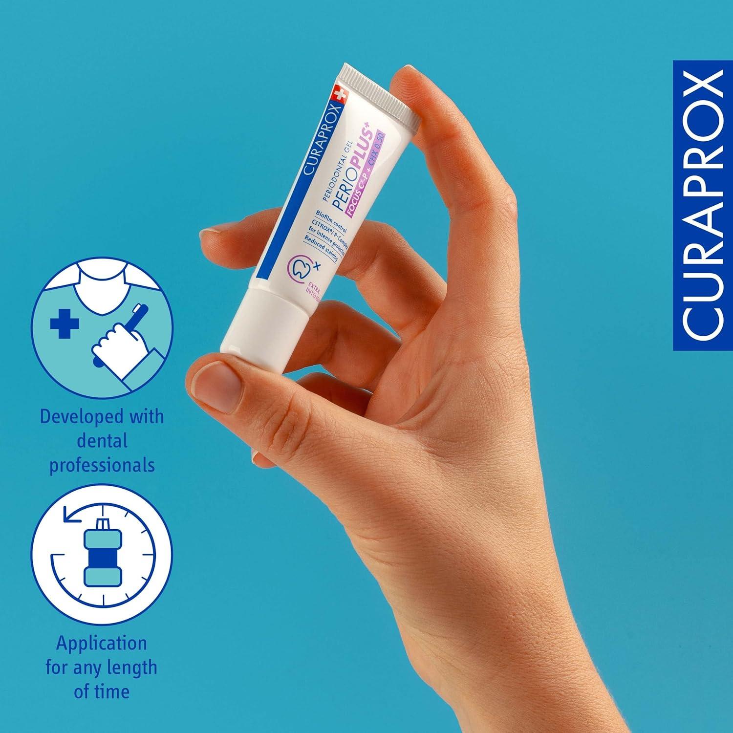 Curaprox PerioPlus+ Focus Gel 10ml - Gum Disease Treatment & Enamel ...