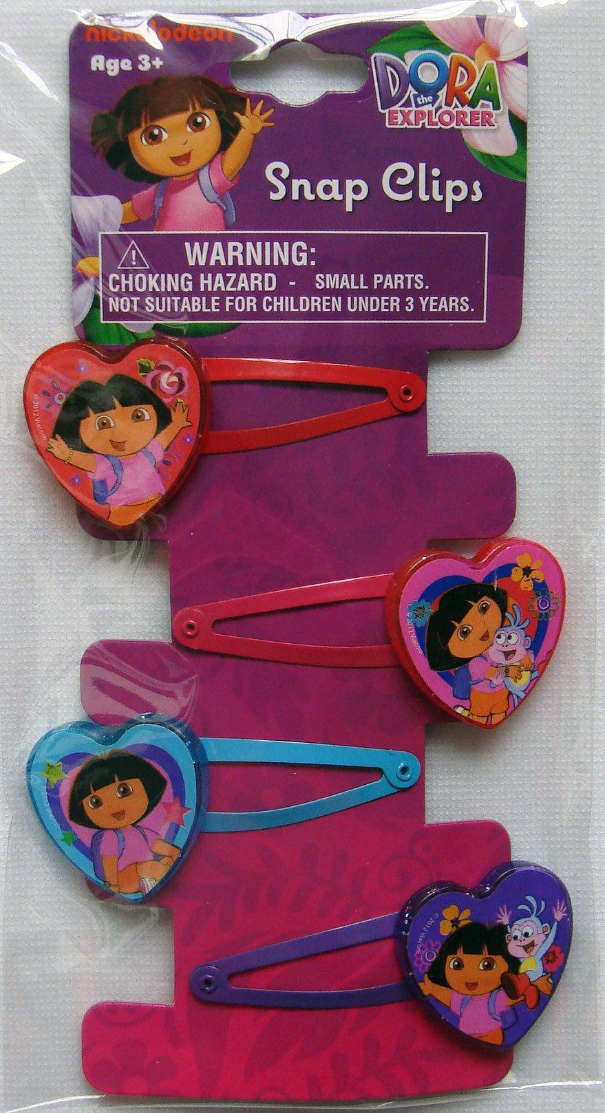 Dora the Explorer Hair Snap Clips - Set of 4 by Nickelodeon | Buy Now ...