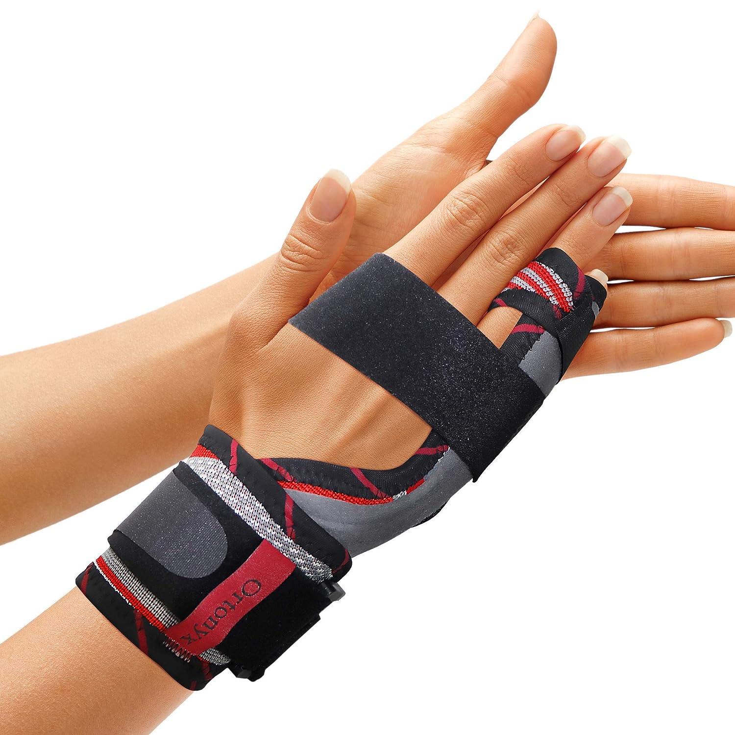 ORTONYX Pinky Finger Splint Boxer Fracture Brace - Neoprene & Latex ...