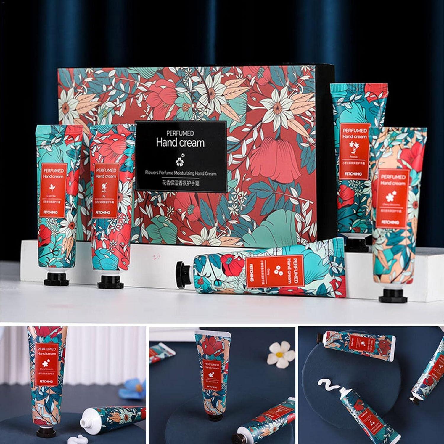 Shop Hand Cream Gift Set - 5 Floral Moisturizing Plant Essence Hand ...