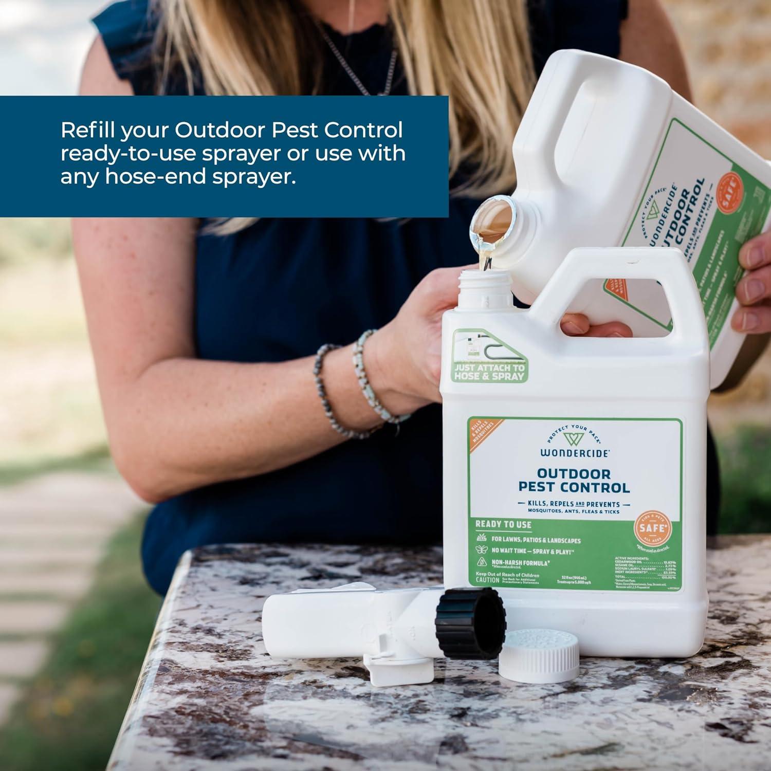 Wondercide Outdoor Pest Control Mosquito Ant Roach and Insect Killer ...