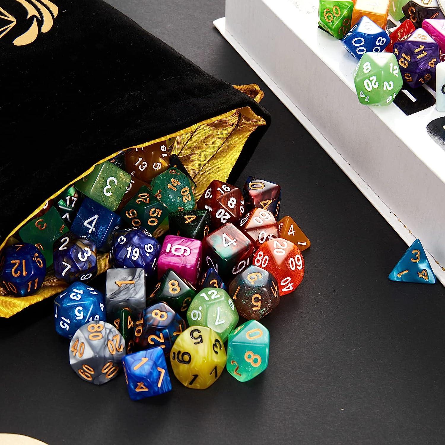 Coyeekn DND Dice Set - 175 Polyhedron Dice in 25 Colors for Dungeons ...