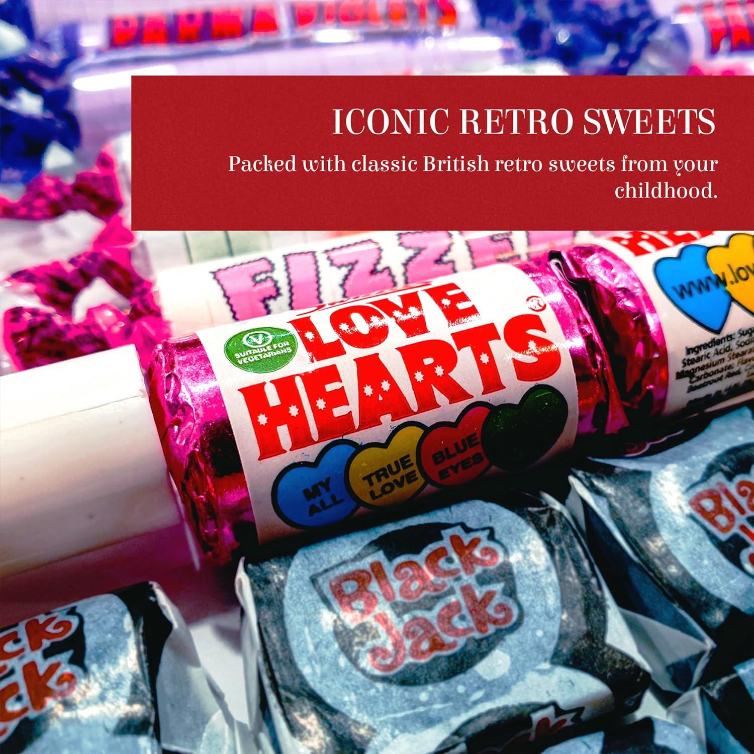 The Little Sweet Shop Minimalist Gold Label Retro Sweets Hamper ...