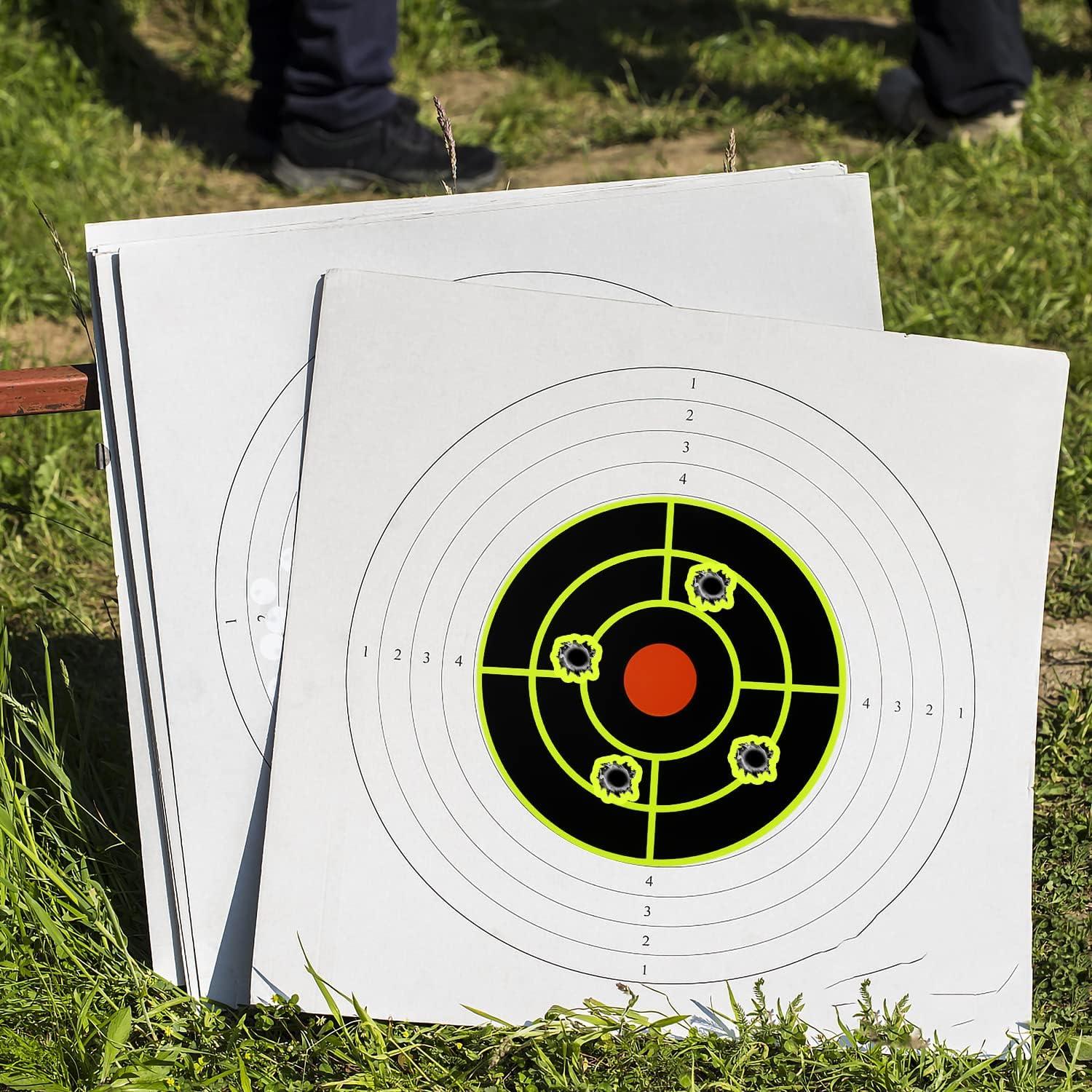 AIEX 200pcs 3 Inch Self Adhesive Splatter Shooting Targets - Round ...