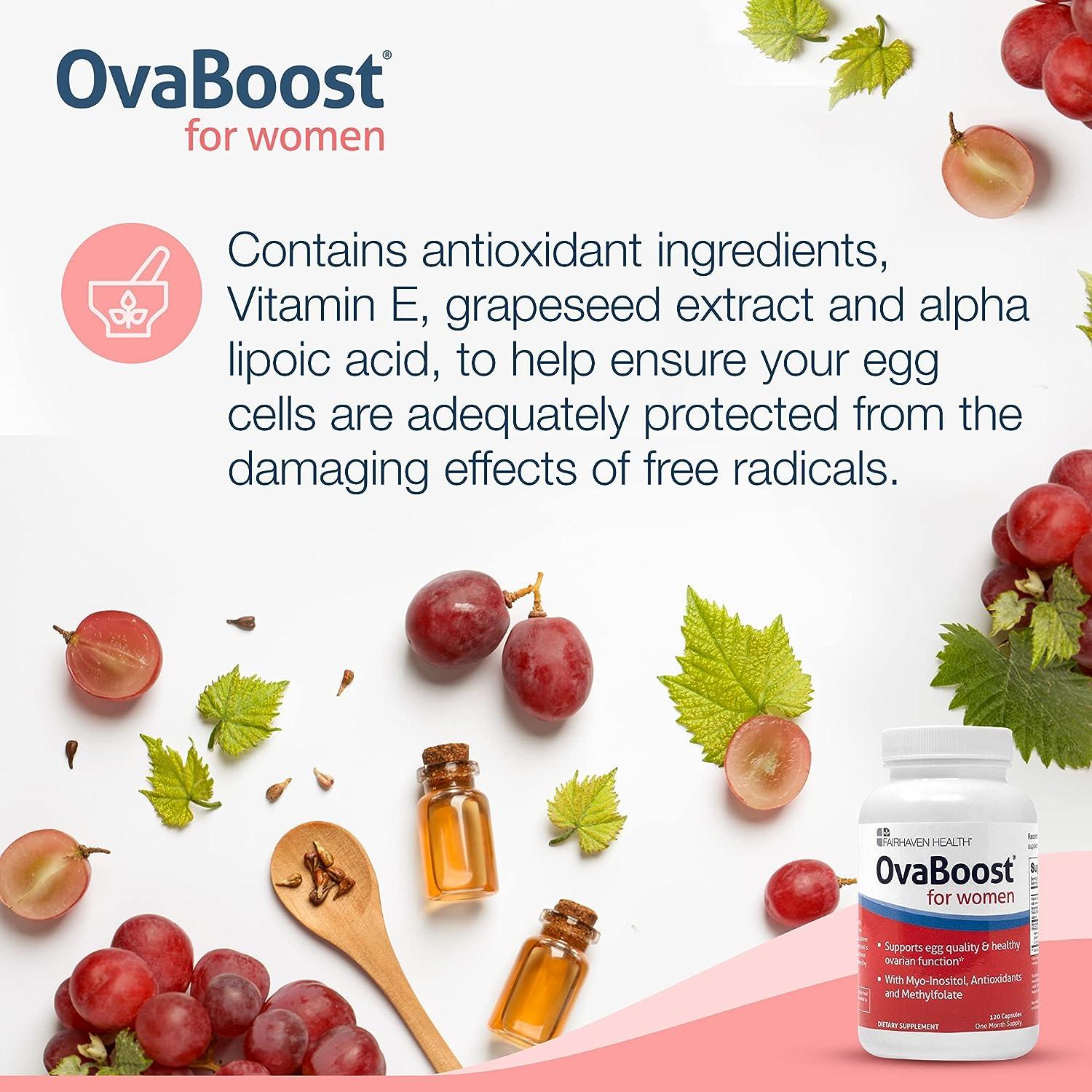 FertilAid for Women & Ovaboost Combo - Natural Fertility Supplements ...