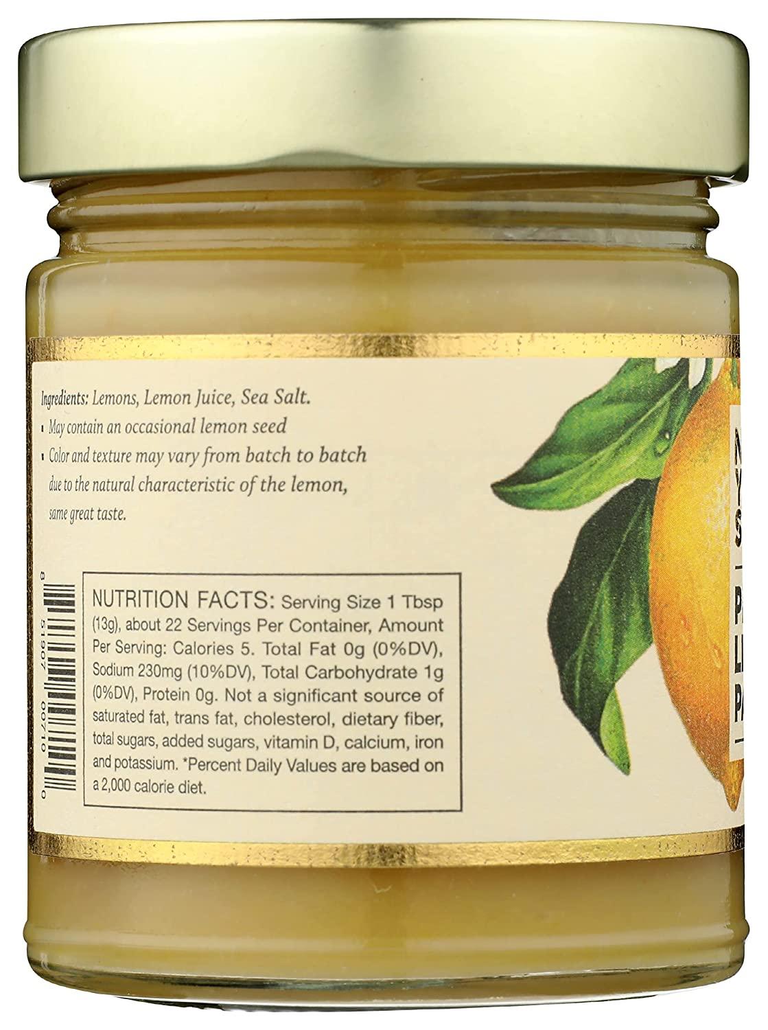 New York Shuk Preserved Lemon Paste - 10oz | Gourmet Flavor for Cooking ...