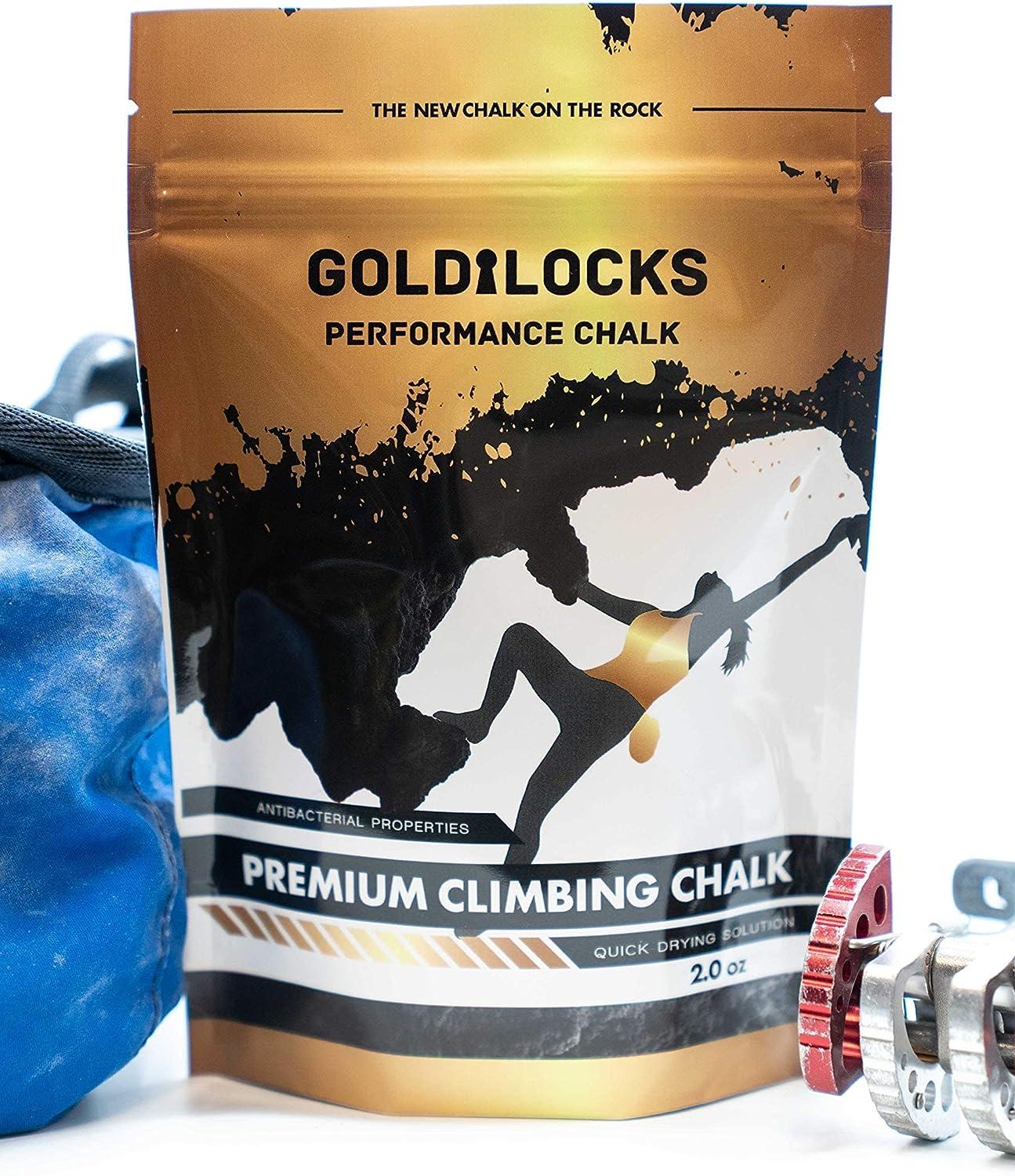 BTG Goldilocks Chunky Chalk for Rock Climbing, Crossfit, Weight Training - 2 oz White, Pink ...