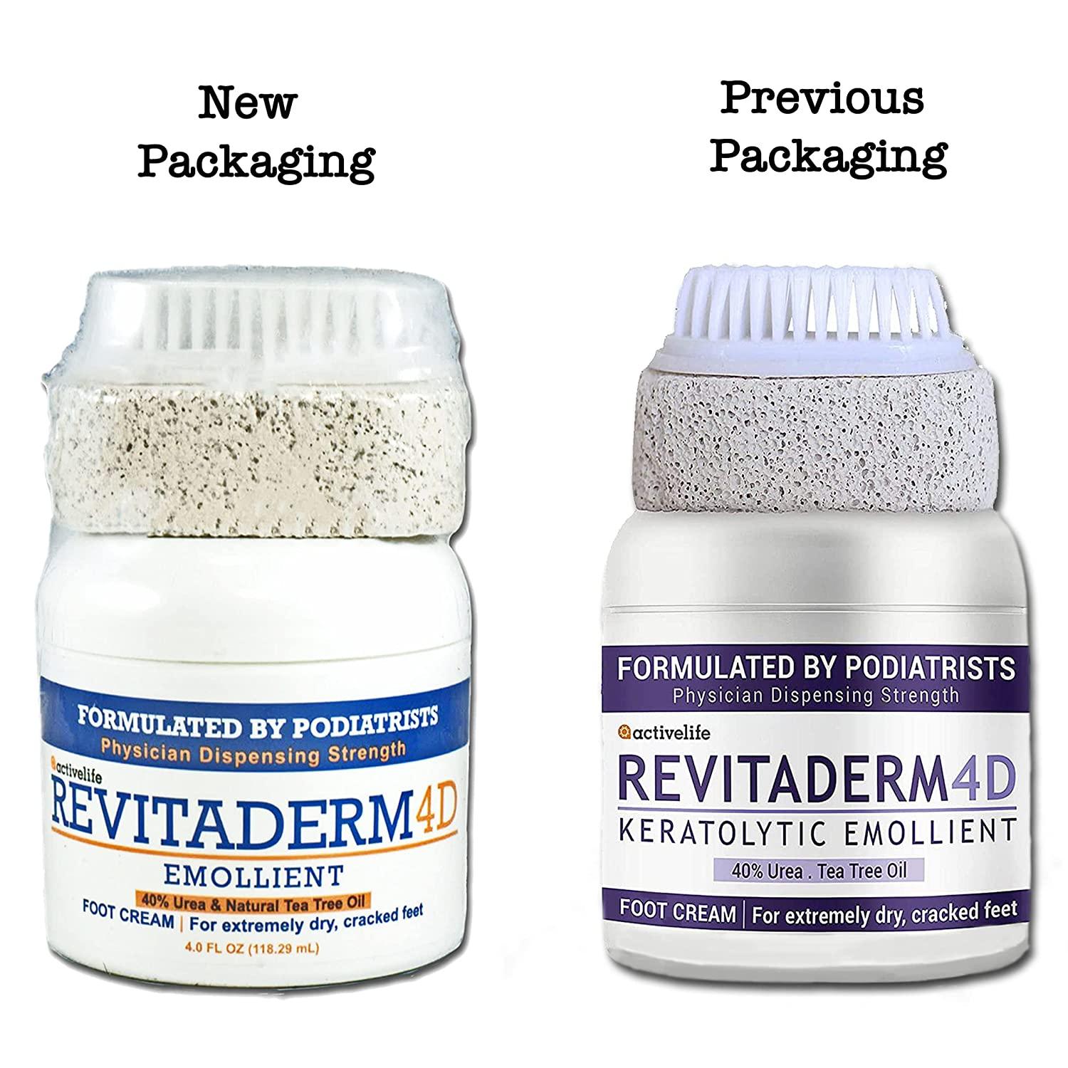 Revitaderm Urea Foot Cream 40% for Dry Cracked Feet & Hands - Callus ...