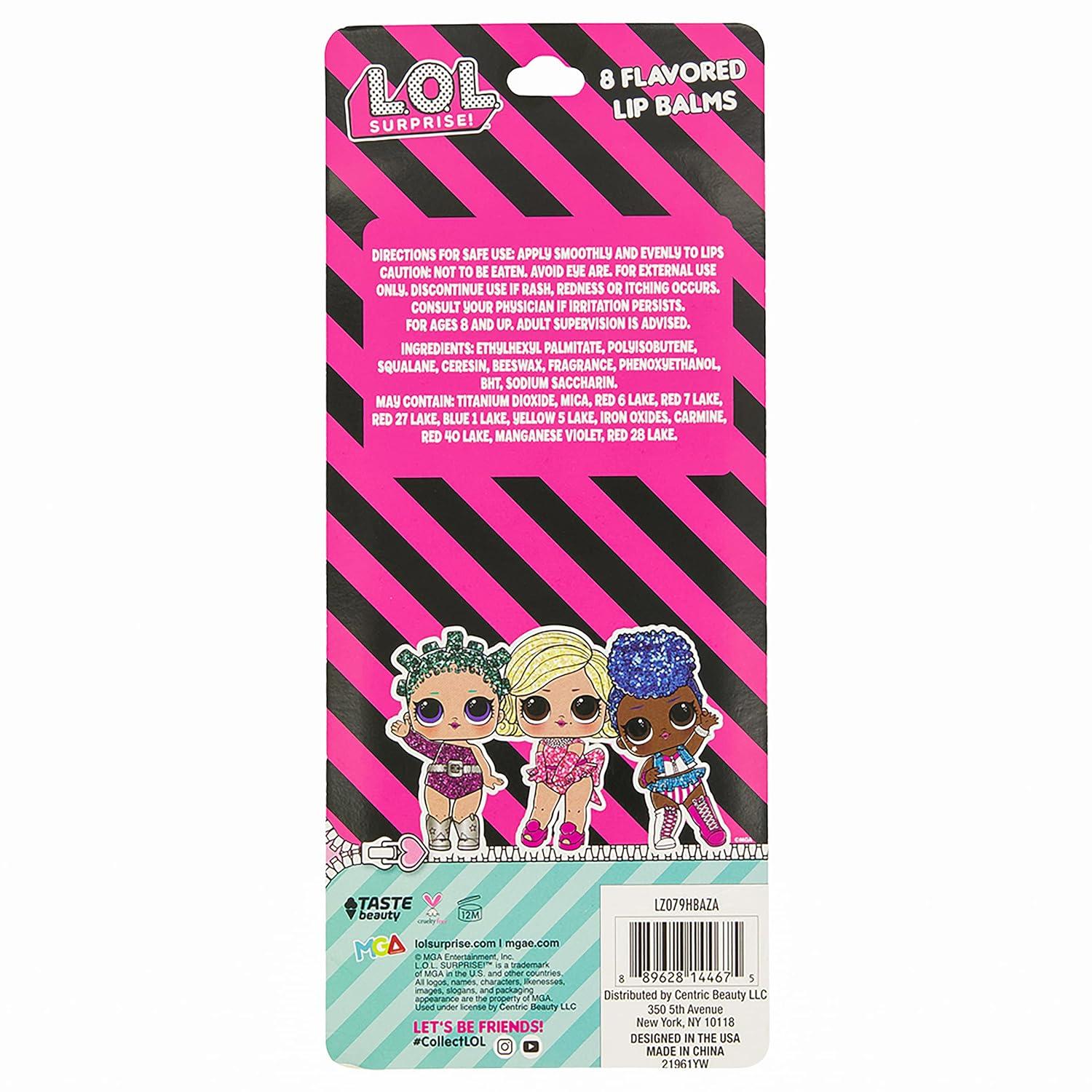 LOL Surprise 8 Pack Lip Balm - Fun and Colorful Lip Care Set | Buy Now ...