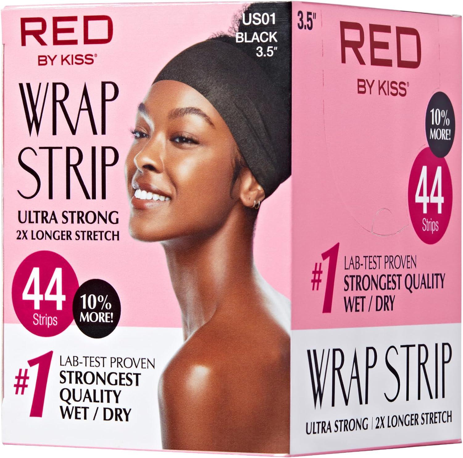 Red by Kiss Wrap Strip - Ultra Strong 2X Longer Stretch - 44 Strips ...