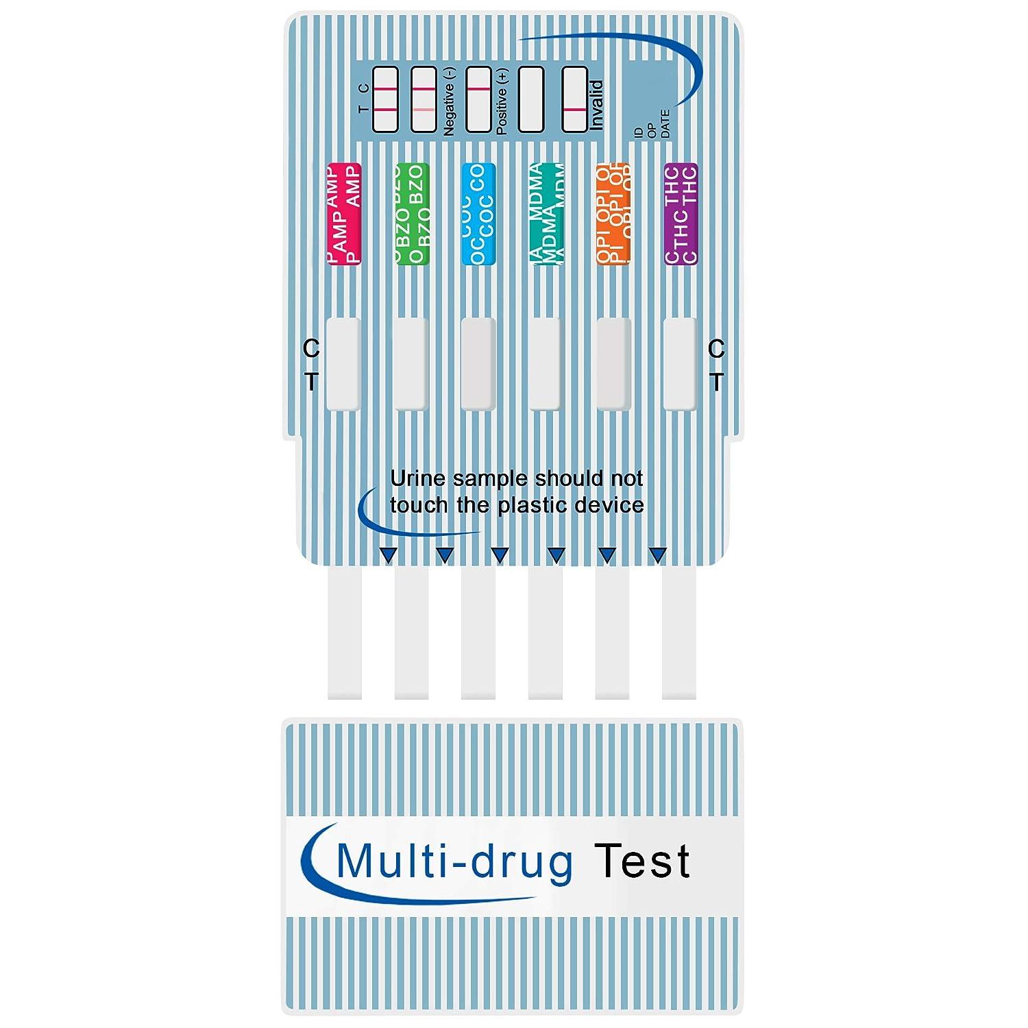 EZ Level 12-Panel Urine Multi Drug Test Kit (10 Count) - Accurate and ...