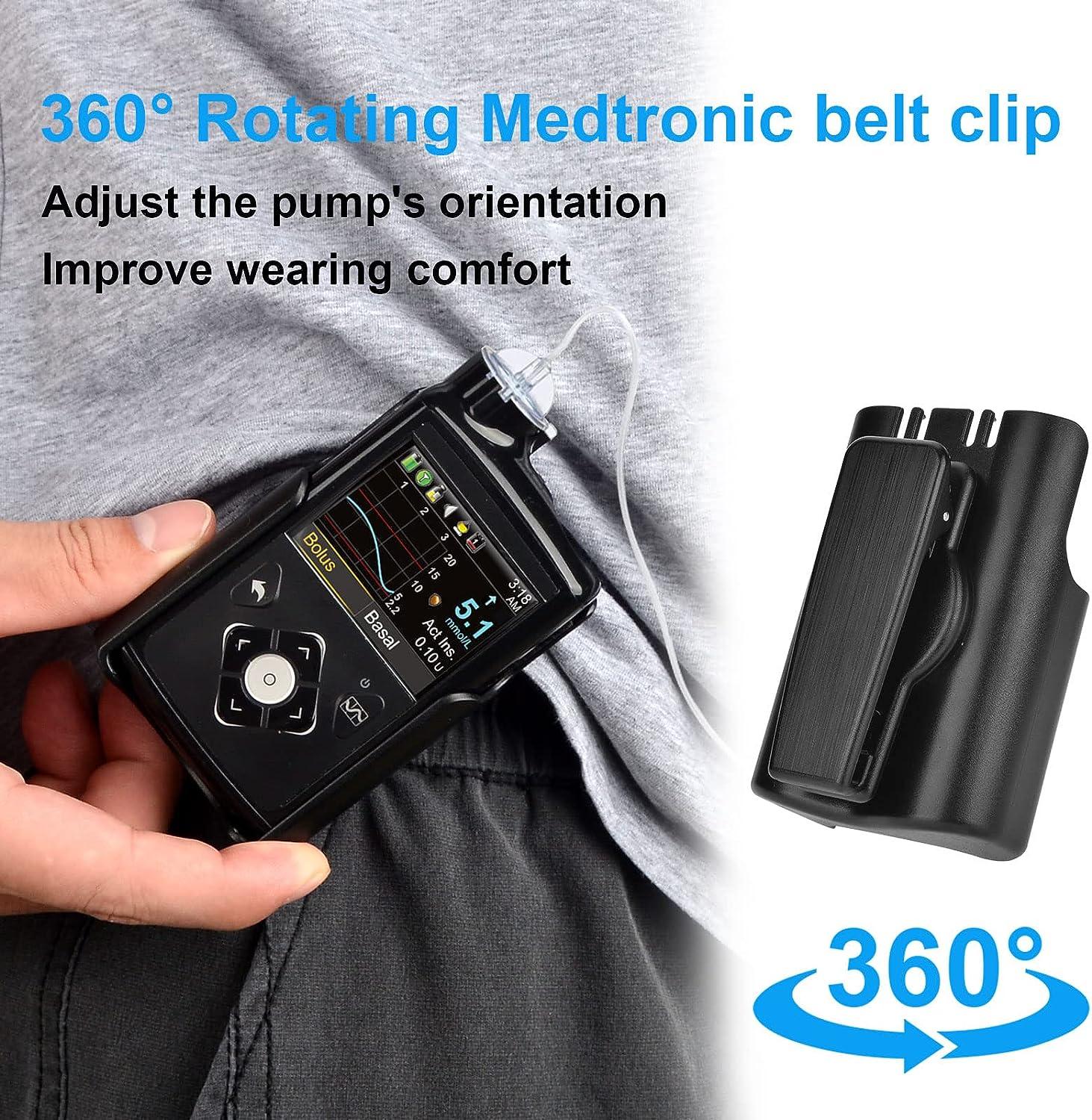 360 Rotating Insulin Pump Holder for Medtronic MiniMed 670G 770G 630G ...