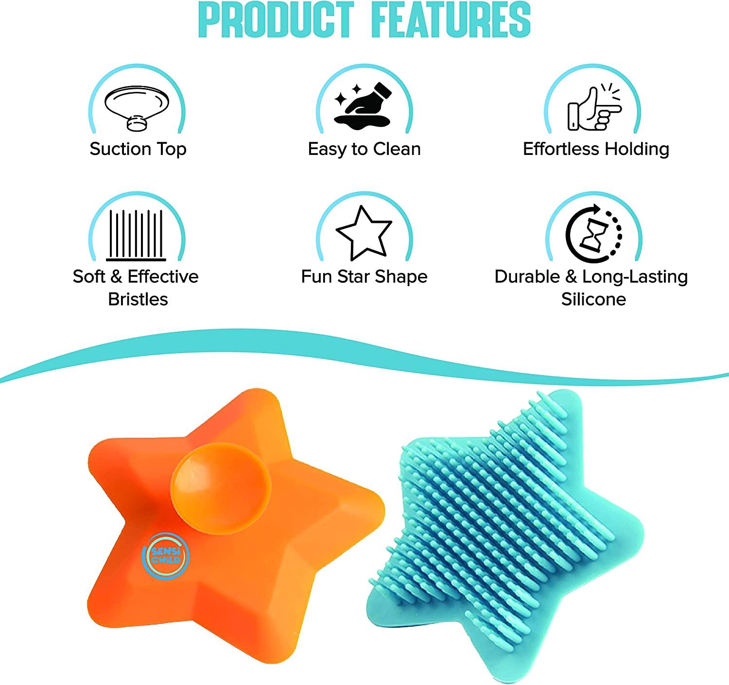 SENSi CHiLD OT Soft Bristle 2 Pack Therapy Brush Set - Occupational ...