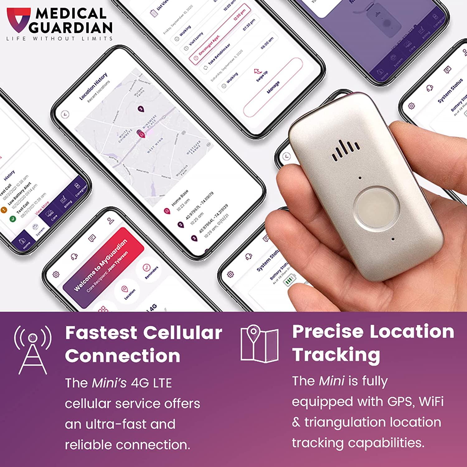 Mini Guardian 4G Medical Alert System by Medical Guardian - 24/7 ...