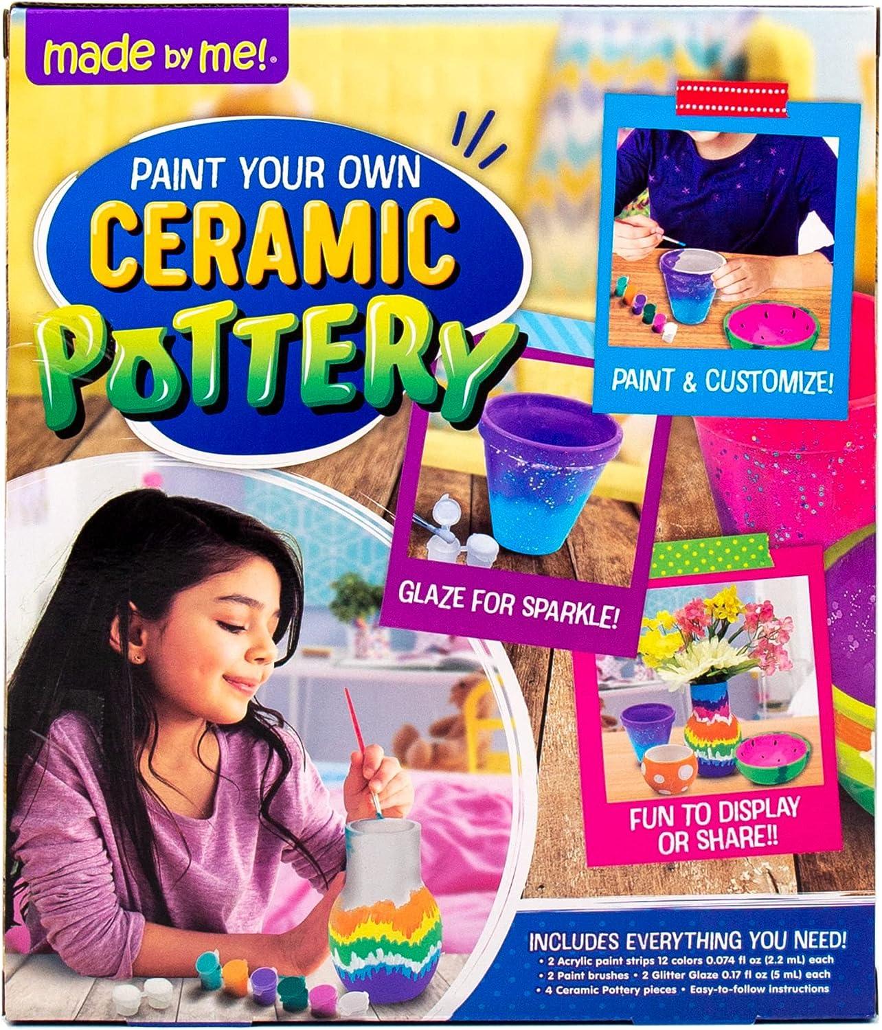 Paint Your Own Ceramic Pottery Kit for Kids | Fun Staycation Activity ...