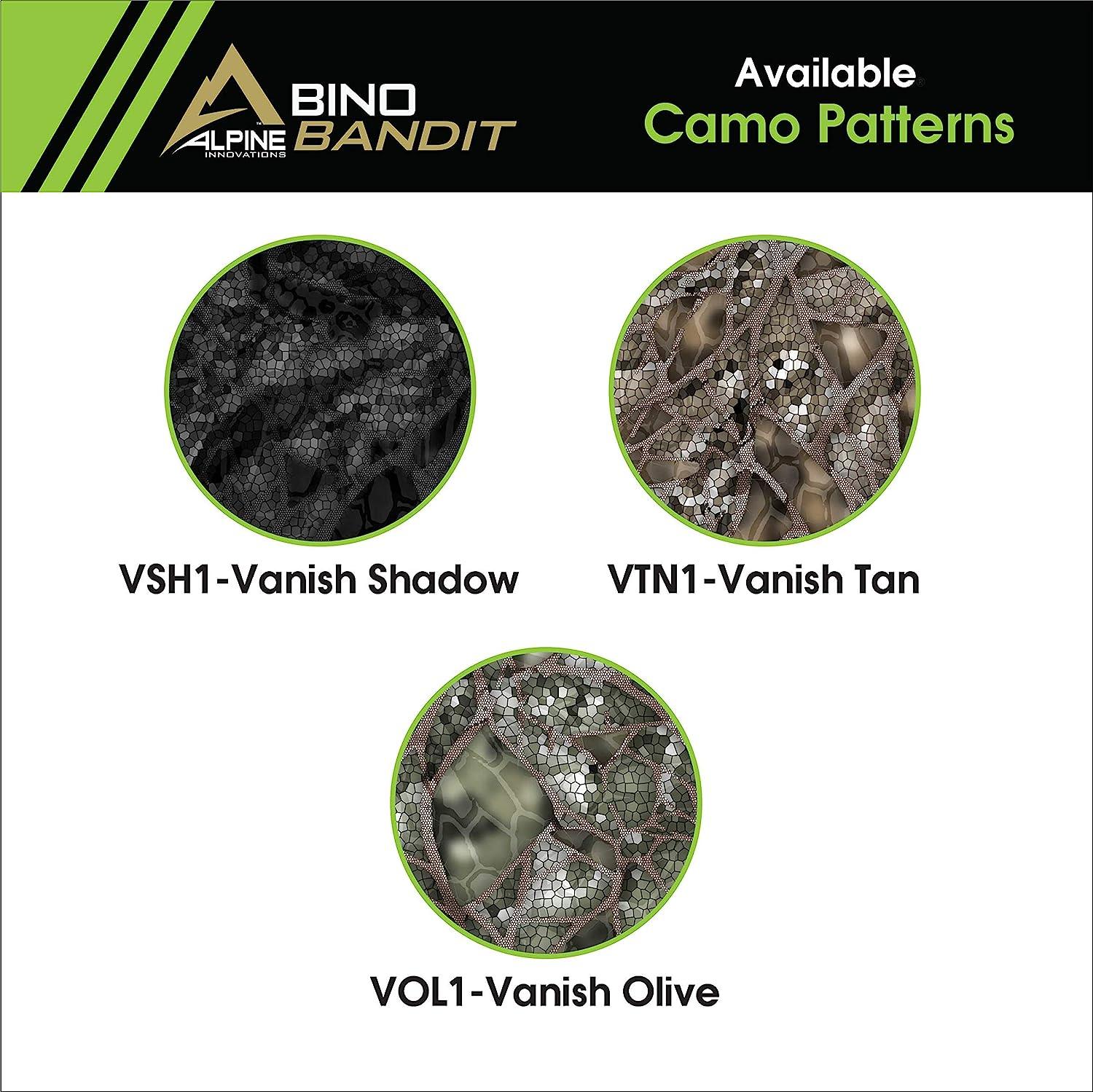 Alpine Innovations Men's Bino Bandit Binocular Cover - Stealth Shadow, One Size | Buy Now with ...