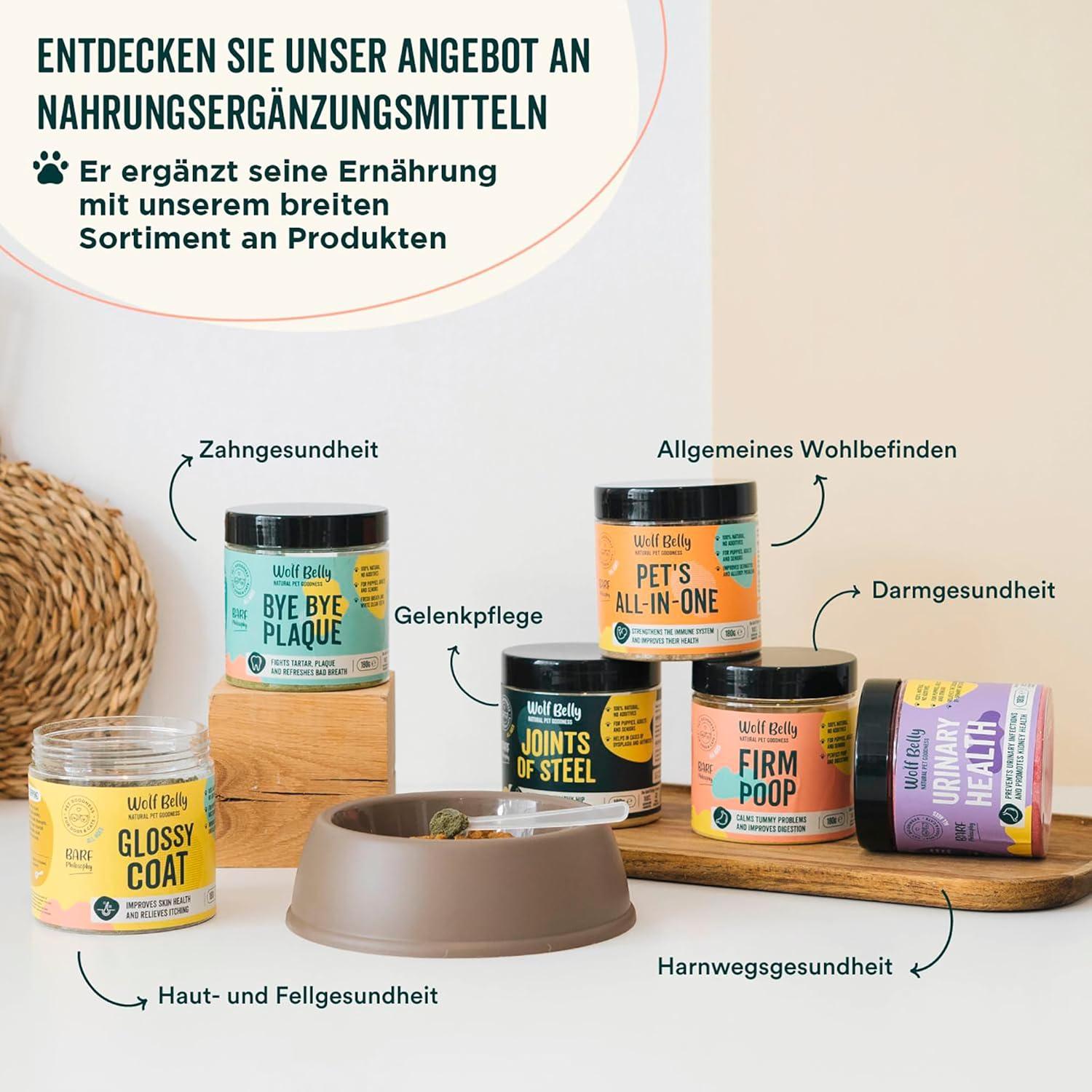 Wolf Belly Probiotics for Dogs & Cats - 100% Natural Intestinal ...