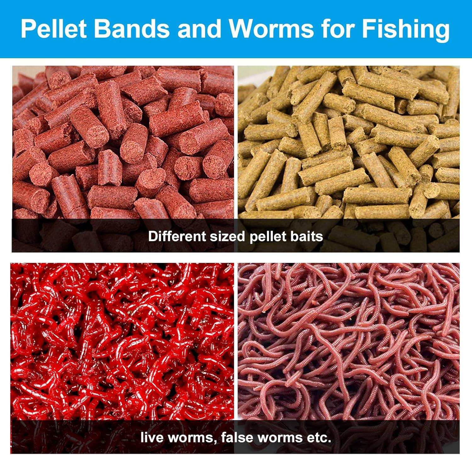 Realure 2-Piece Pellet Bait Bander Set - 200 Micro Bait Rings Red ...