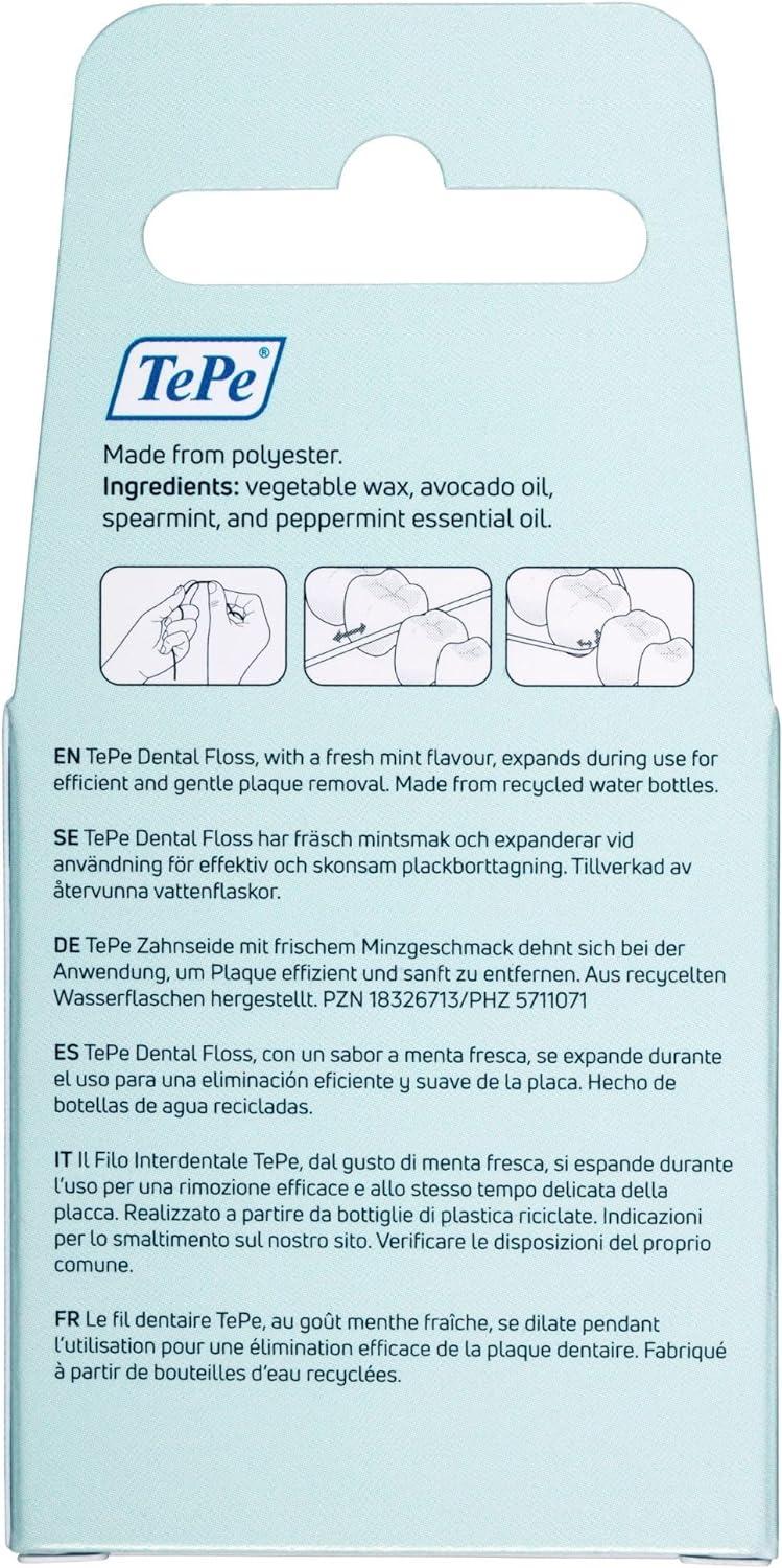 TePe Dental Floss | PFAS-Free | Multiple Threads | Gentle Cleaning ...